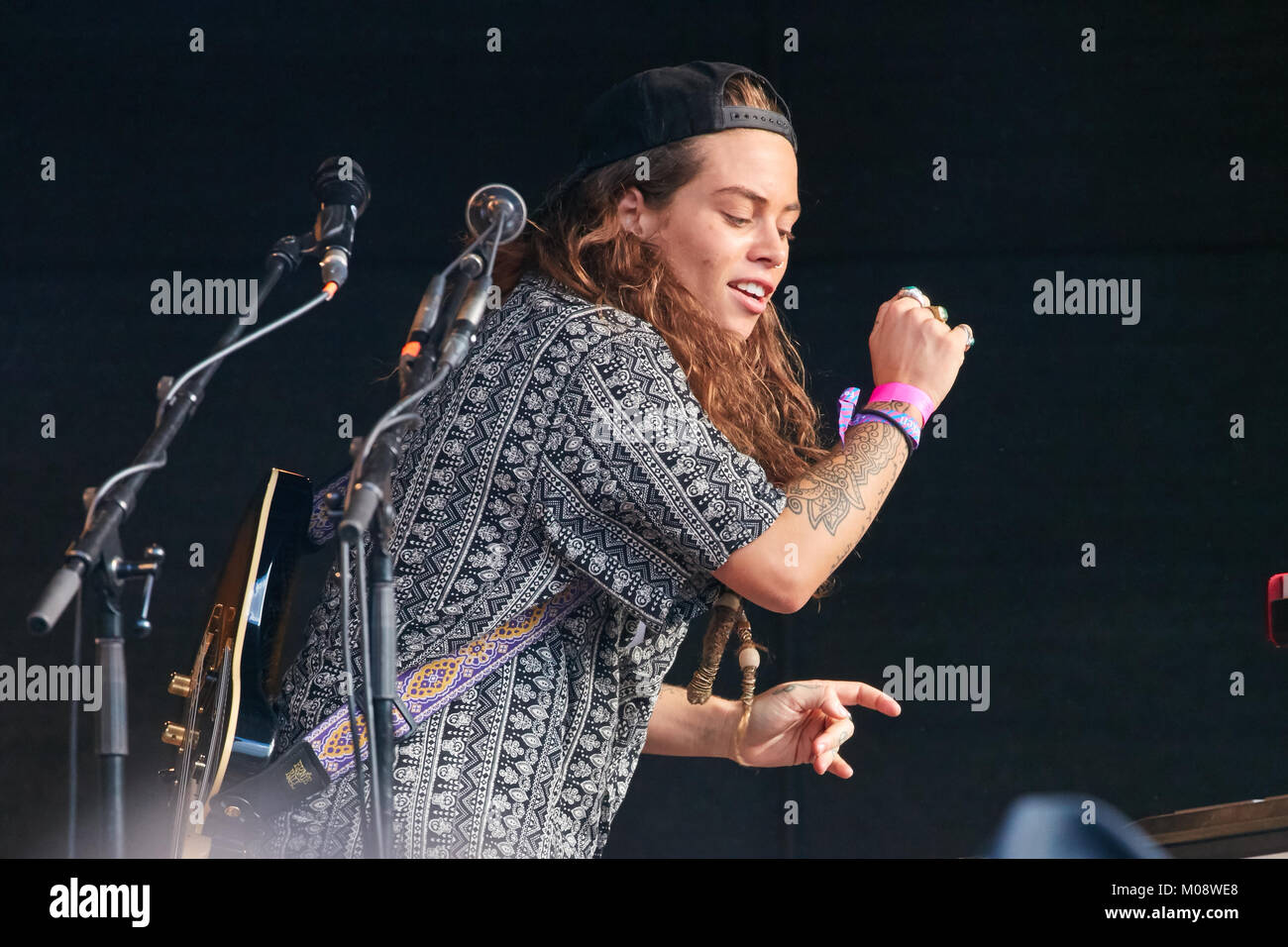 The Australian singer, songwriter and musician Tash Sultana performs a ...