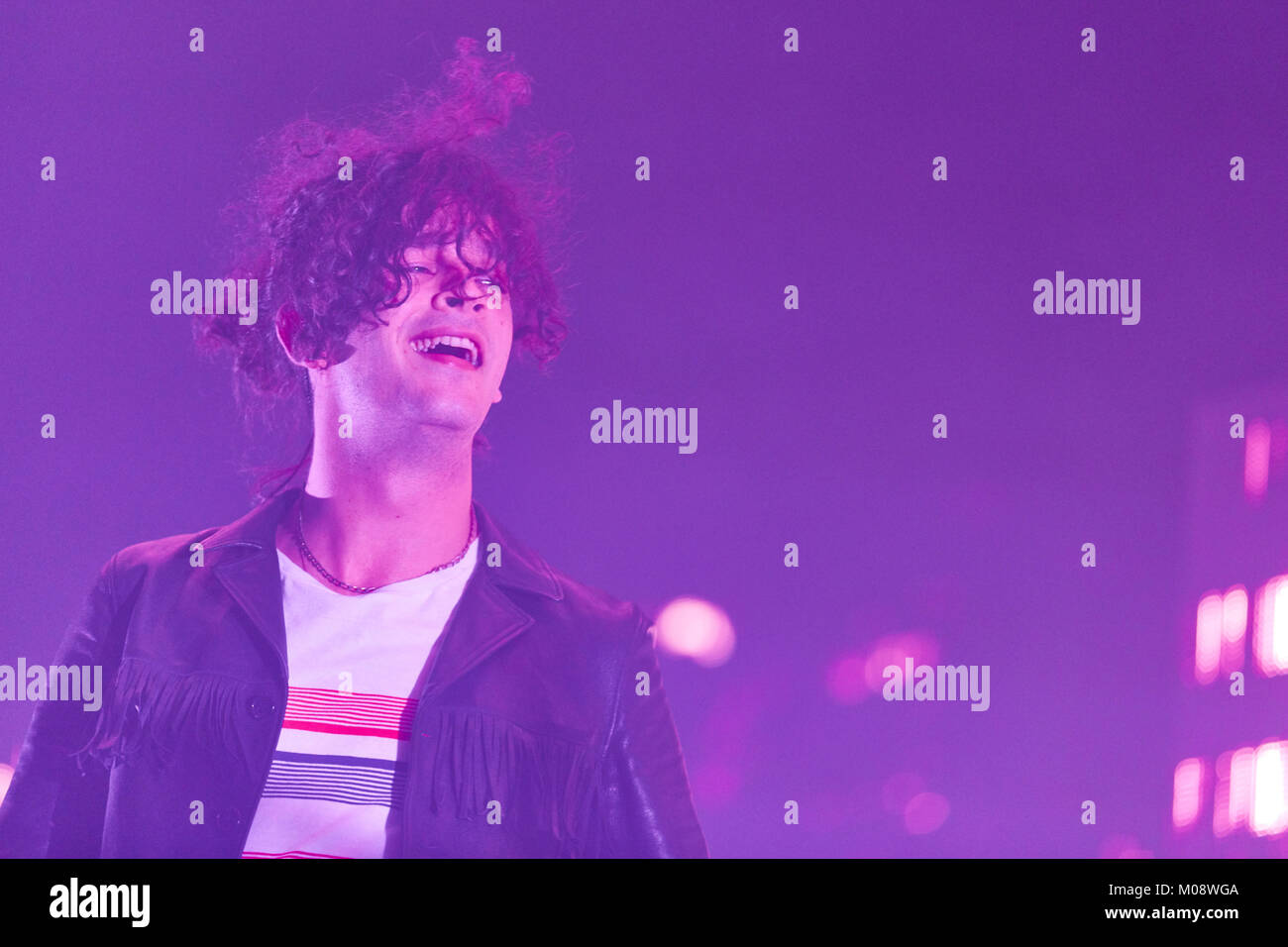 The English indie rock band The 1975 performs a live concert at Oslo ...