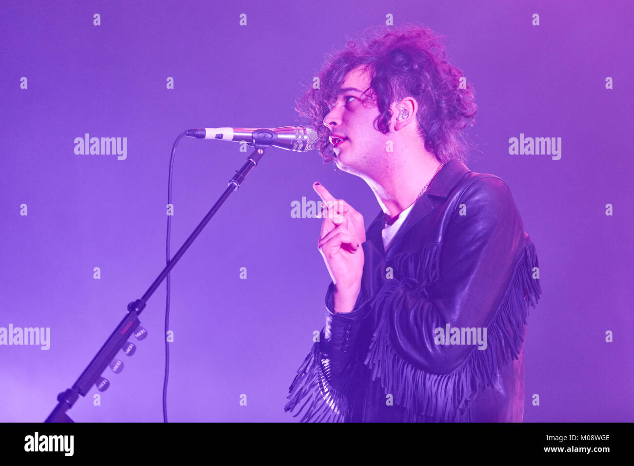 The English indie rock band The 1975 performs a live concert at Oslo ...