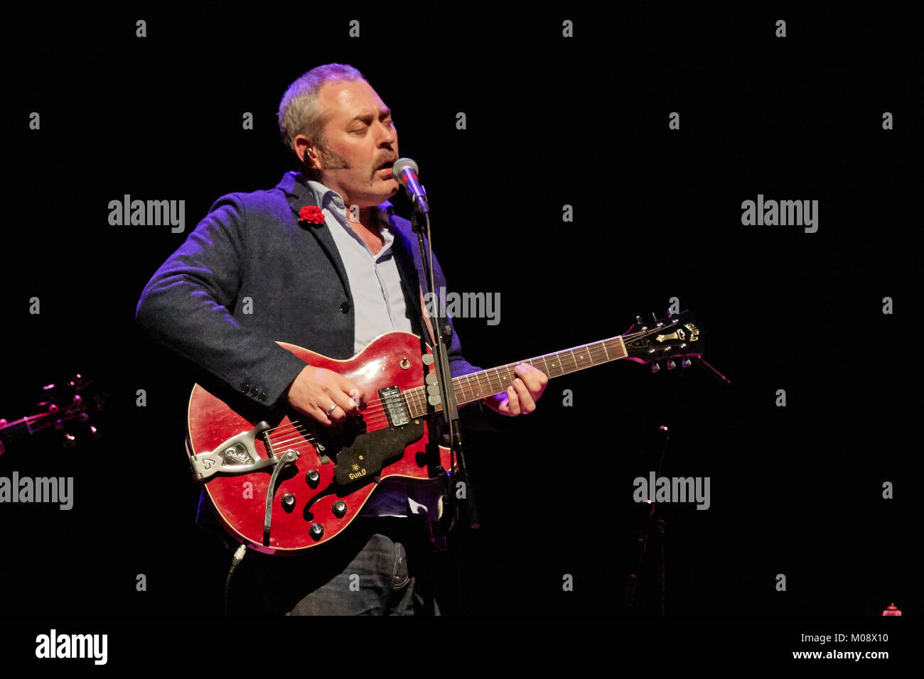 The English alternative rock band Tindersticks performs a live concert ...
