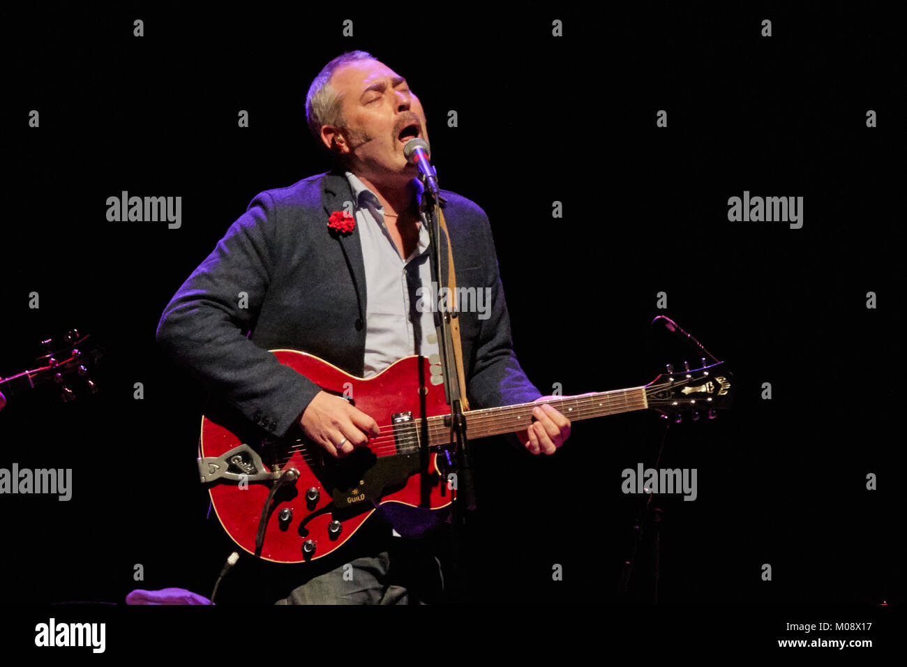 The English alternative rock band Tindersticks performs a live concert ...