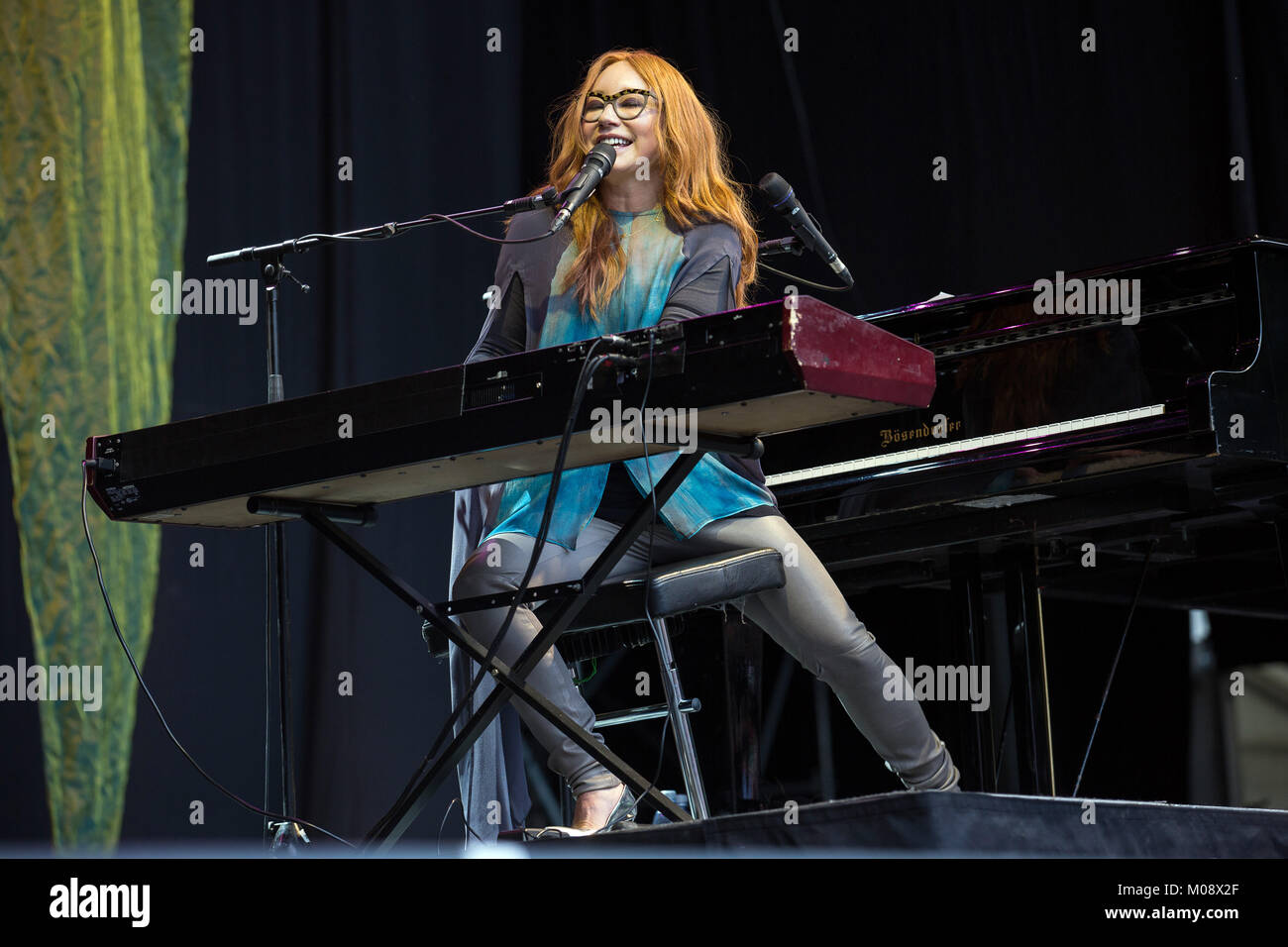 The American singer, songwriter and pianist Tori Amos performs a live ...