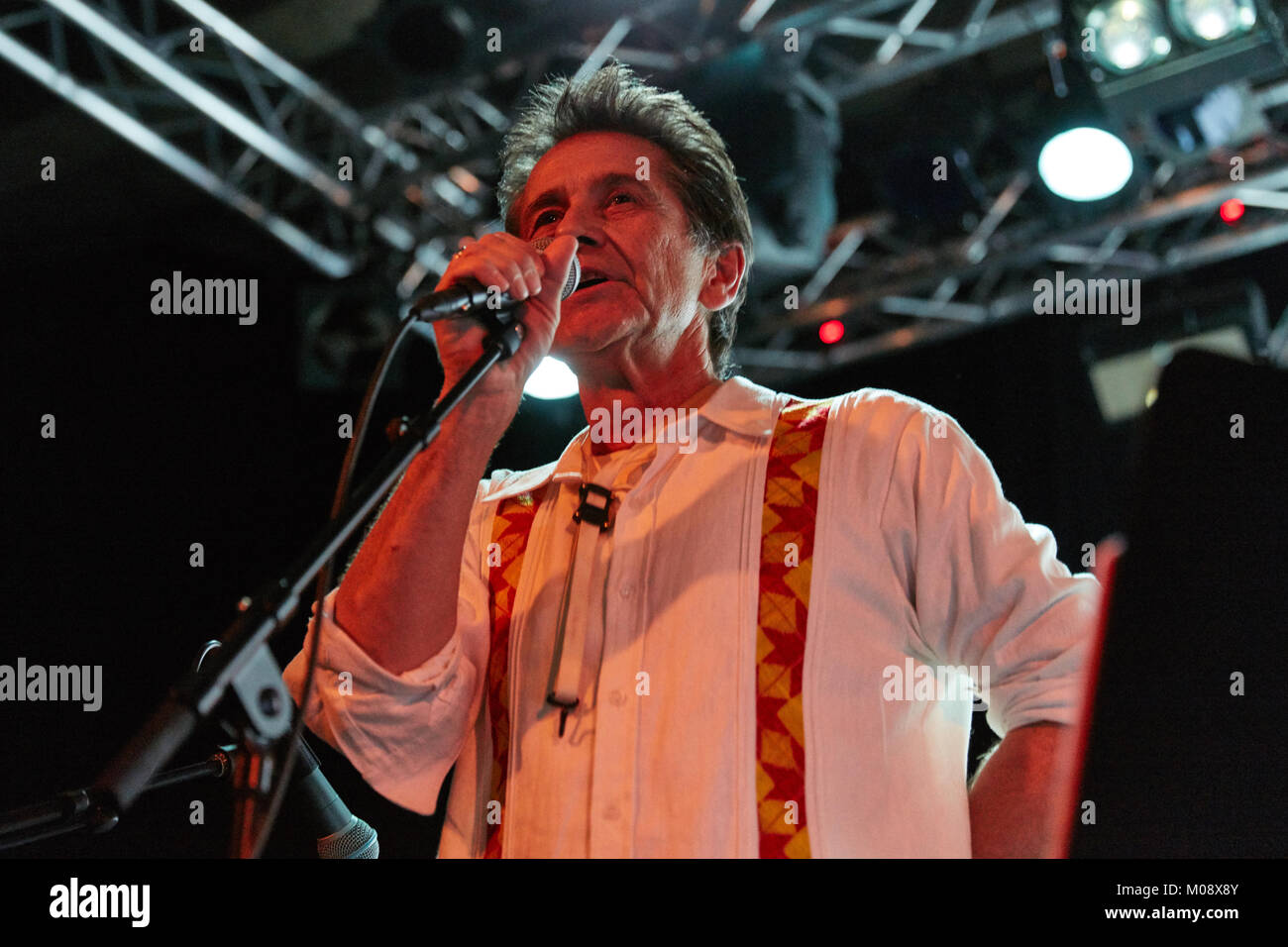 The American post-pun and new wave band Tuxedomoon performs a live ...