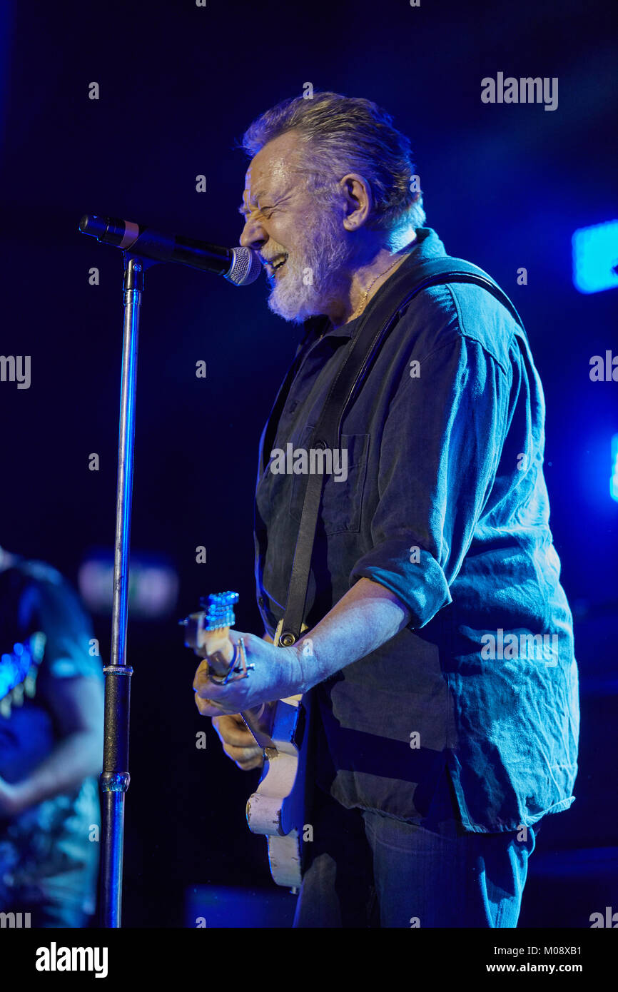 The Swedish singer, songwriter, poet and musician Ulf Lundell performs ...