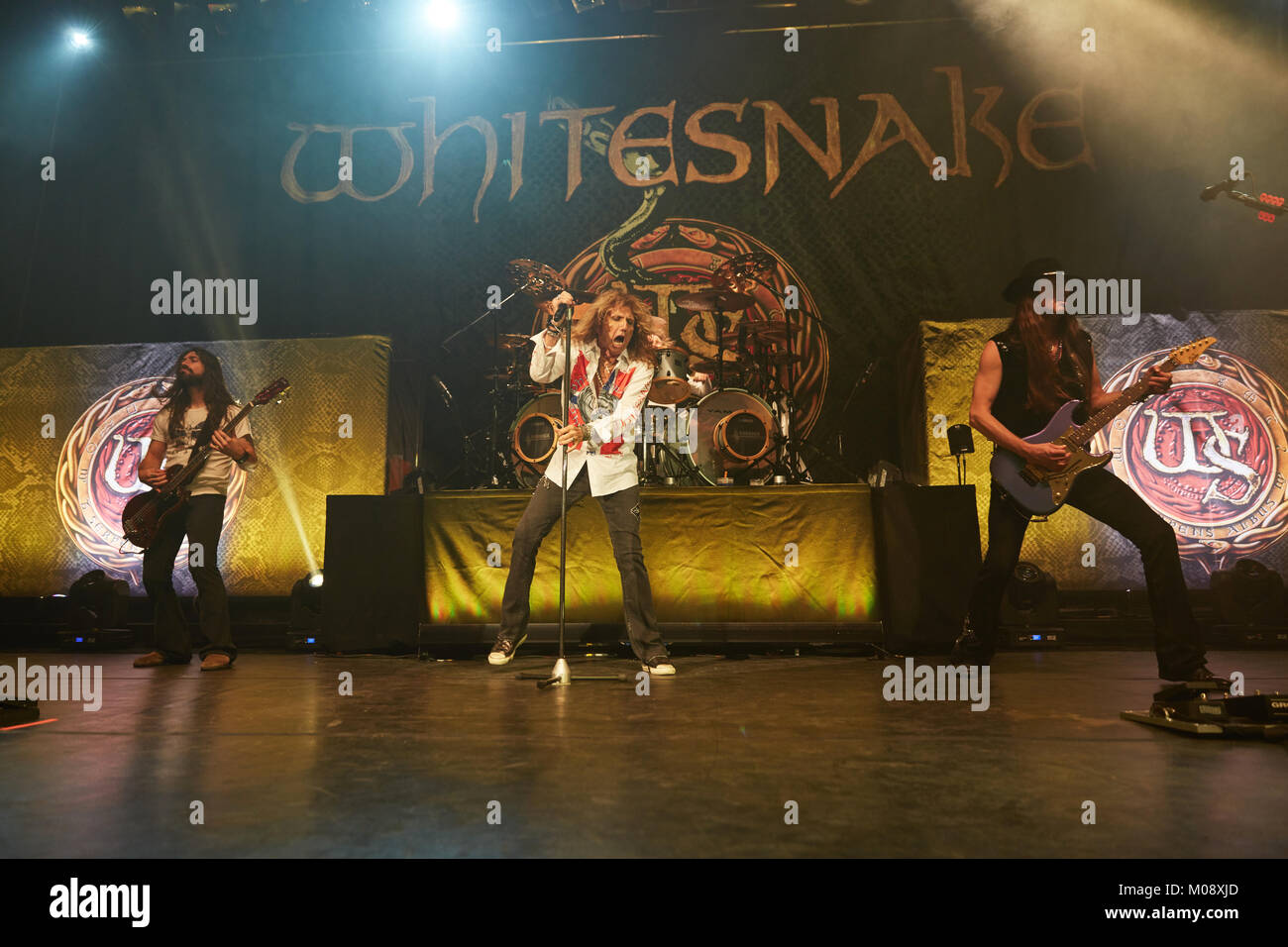 The English rock band Whitesnake performs a live concert at Sentrum ...