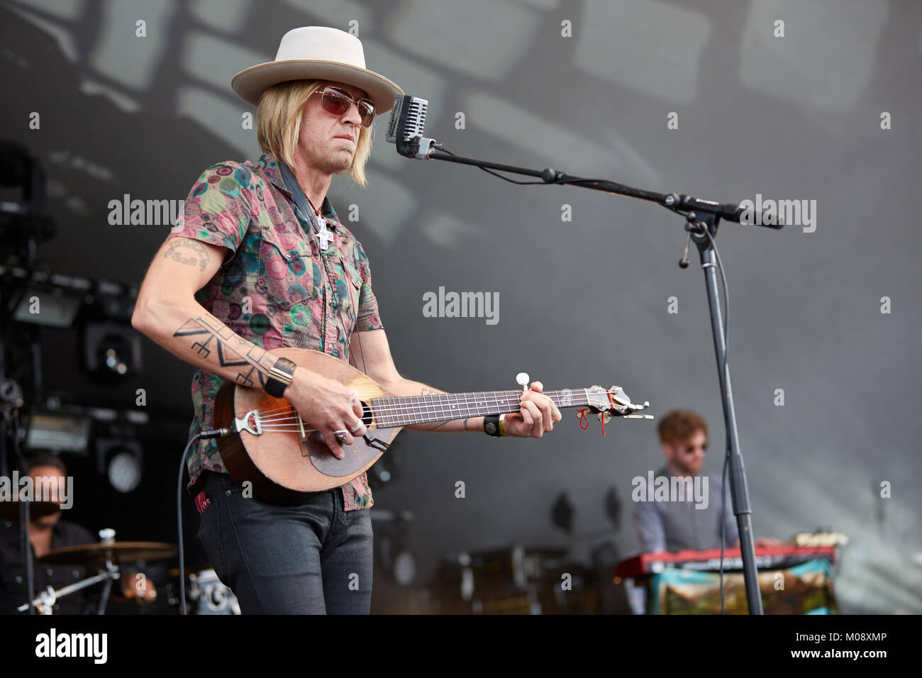 The American alternative country band Wovenhand (also spelled Woven Hand) performs a live ...