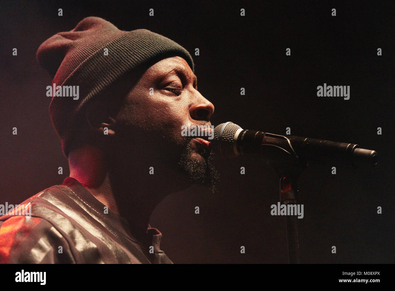 The American rapper, singer and musician Wyclef Jean performs a live ...