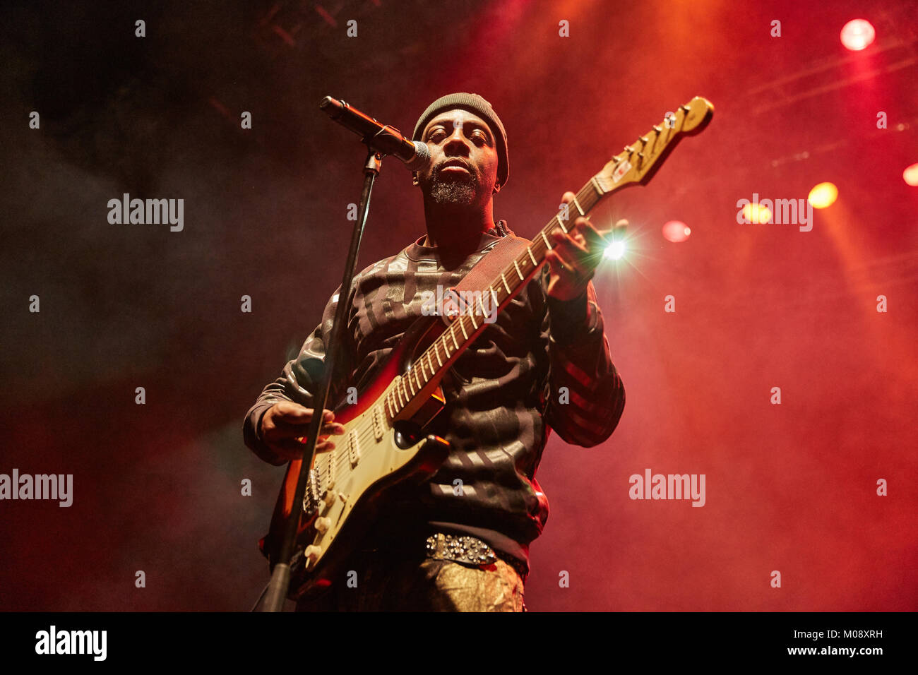 The American rapper, singer and musician Wyclef Jean performs a live ...