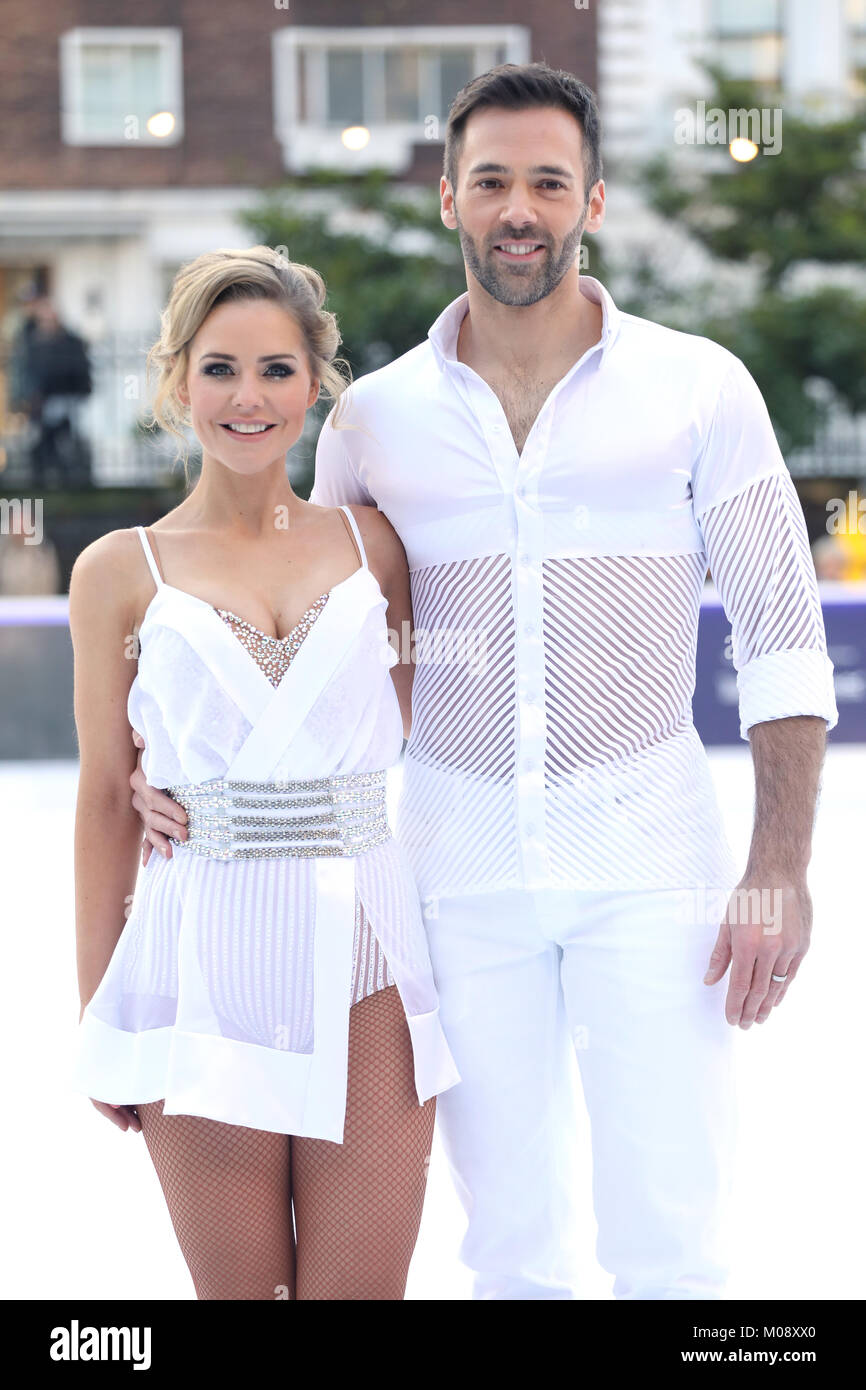Dancing on Ice photocall held at the Natural History Museum Featuring ...