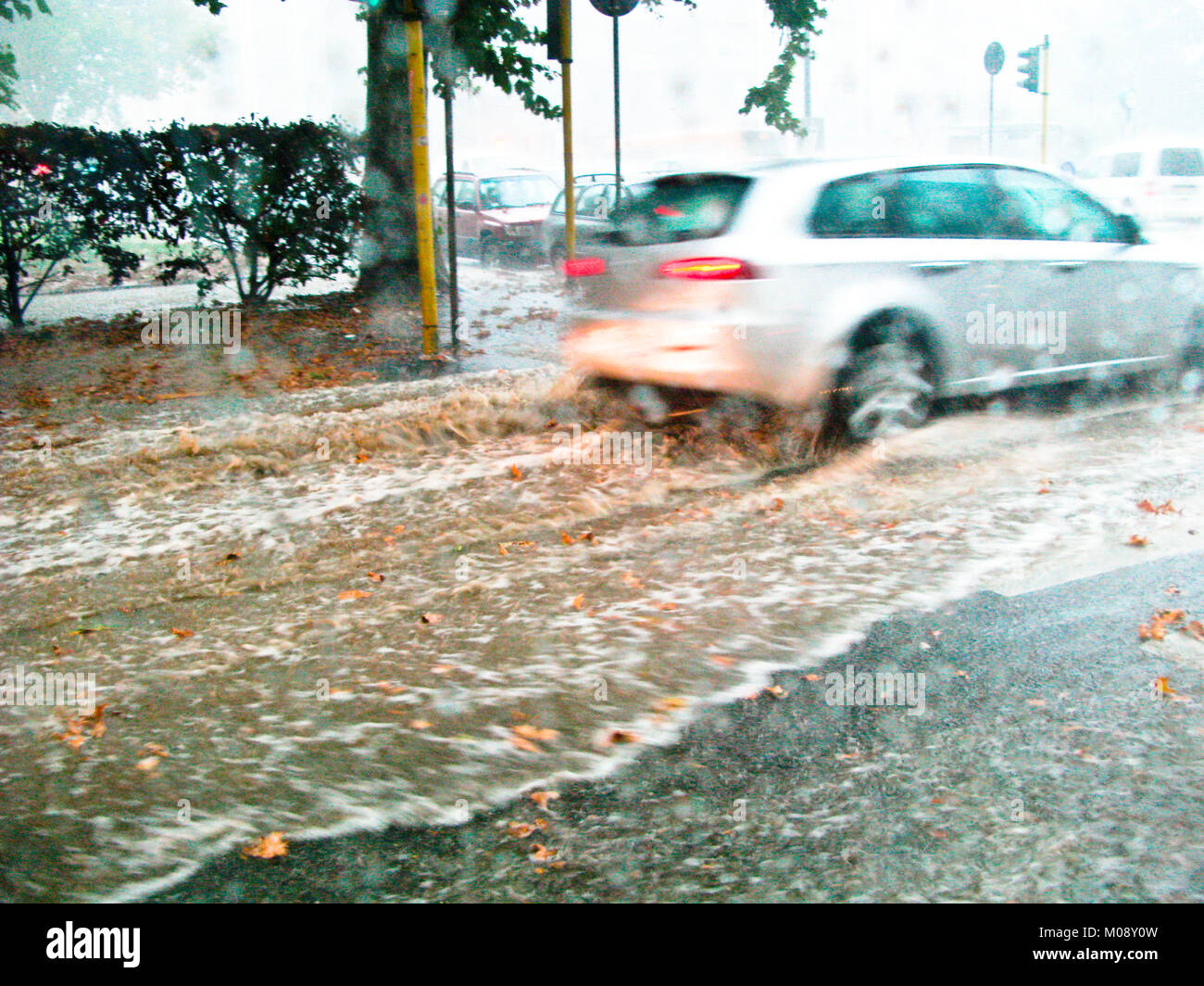 storm in milan Stock Photo - Alamy