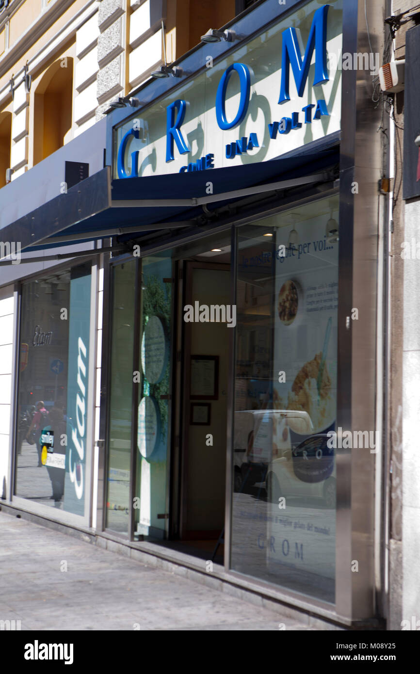grom, il gelato come una volta, milan, italy Stock Photo - Alamy