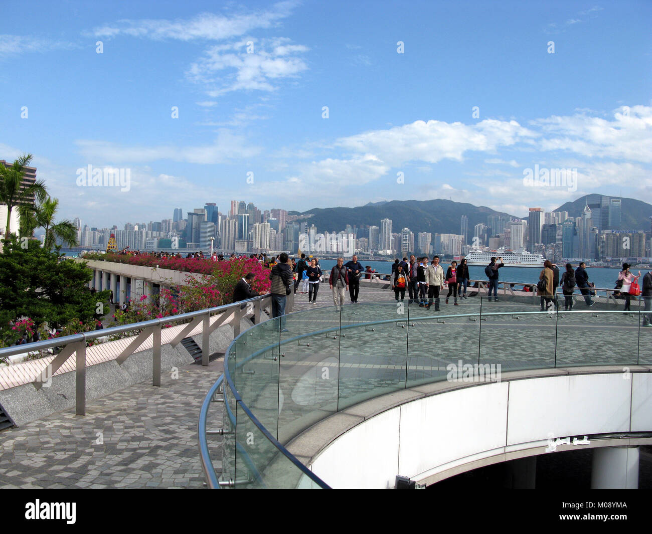 Asia, China, Hong Kong, SAR Kowloon Promenade Stock Photo - Alamy
