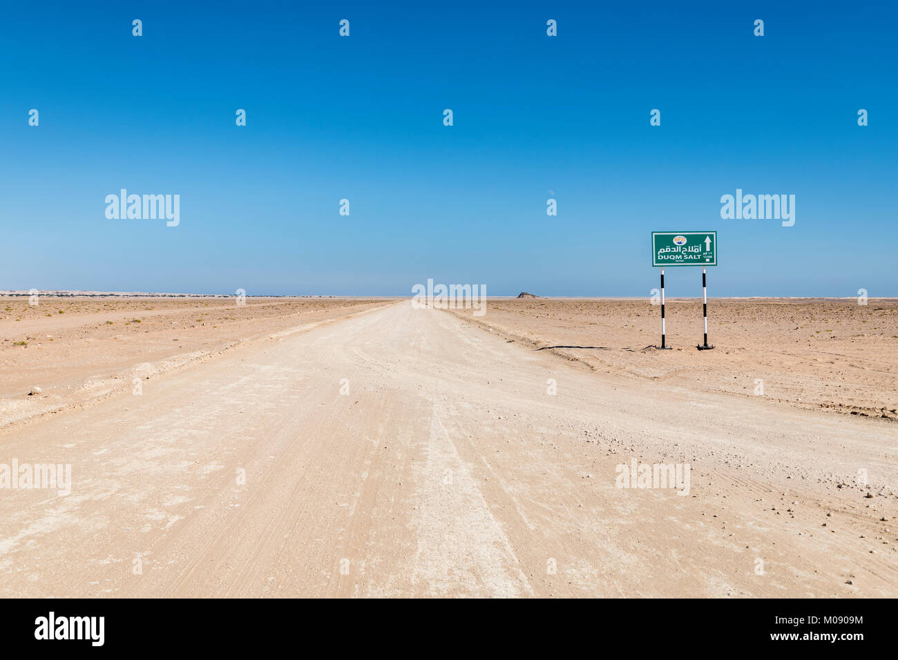 Track going to a Salt Factory near the indian ocean, Duqm, Sultanate of ...