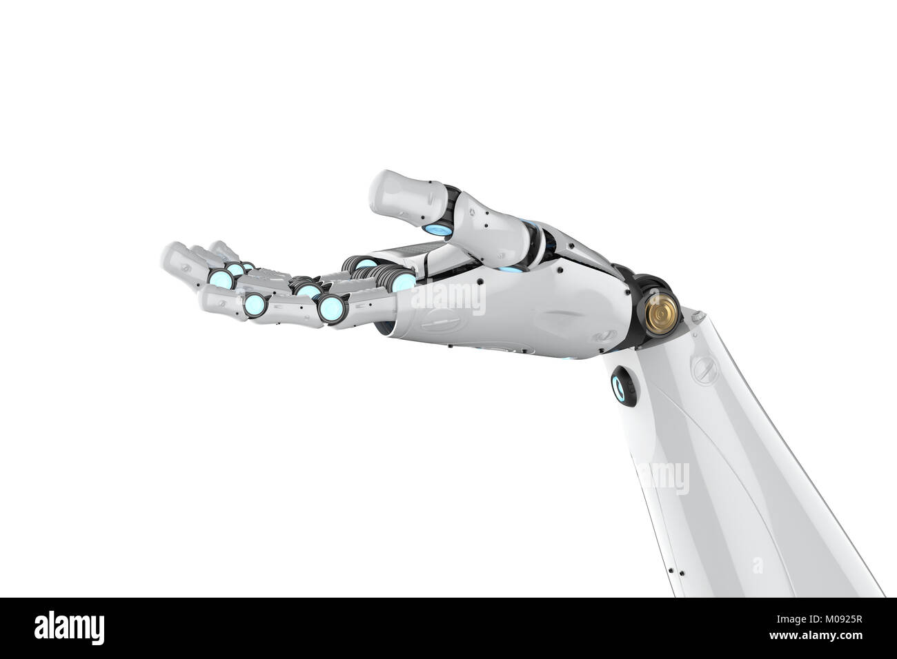 Empty open cyborg palm hi-res stock photography and images - Alamy