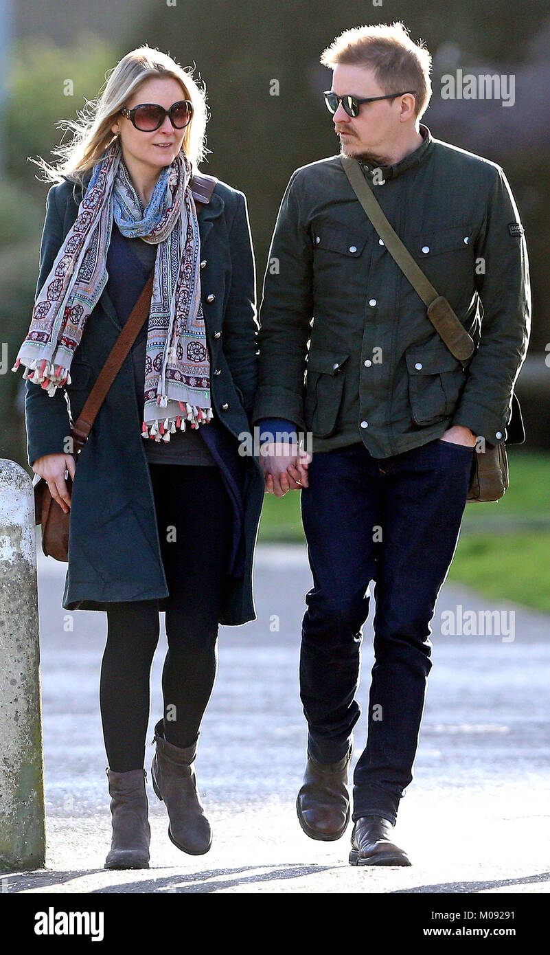 Jo Meeke and Matt Gurney arrive at West Sussex CoronerÍs Court as the ...