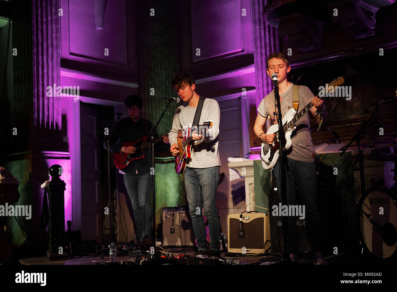 The Irish folk music trio All The Luck In The World consists of the ...