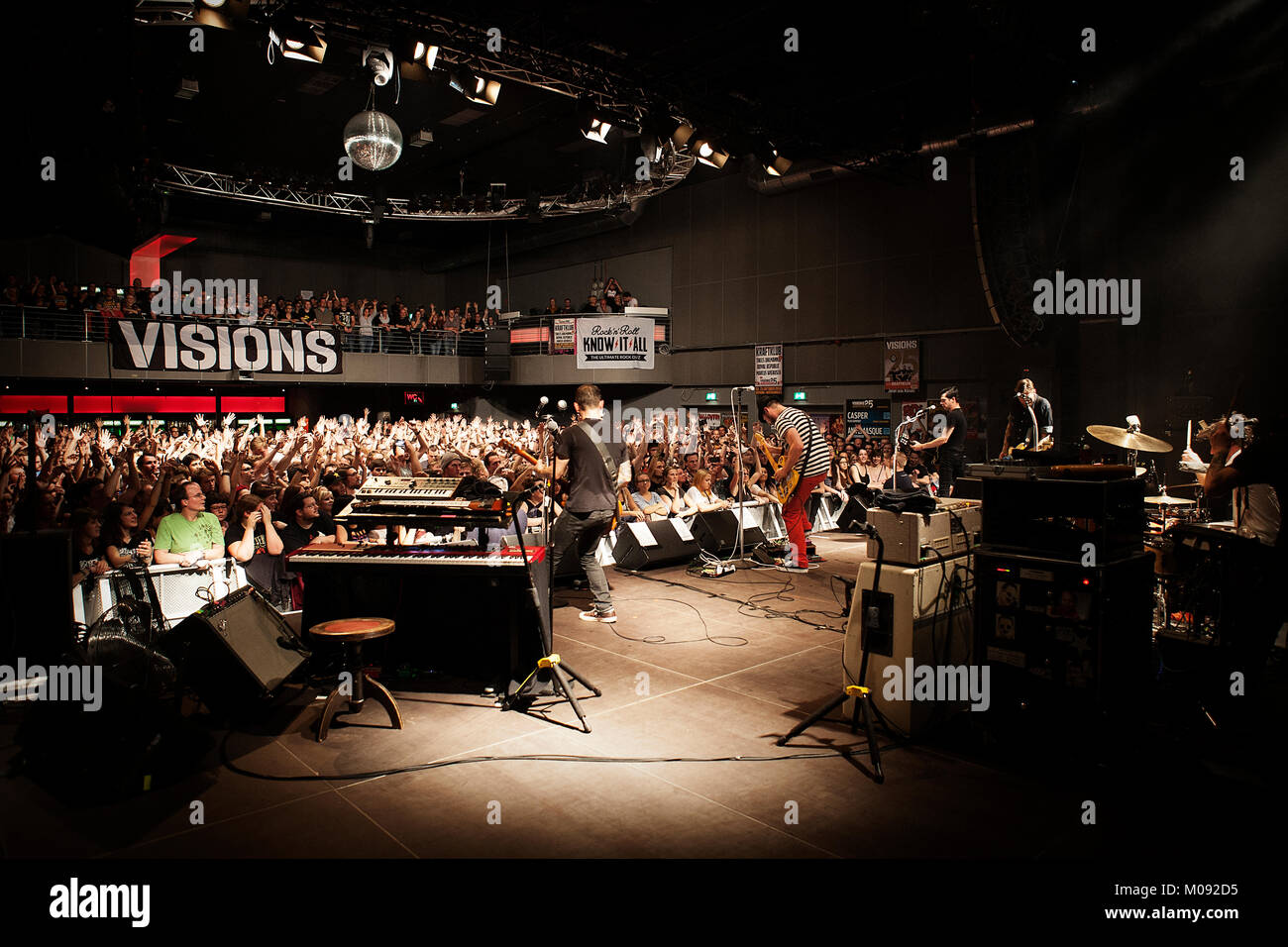 The Berlin-based German punk band Beatsteaks performs a live concert at ...