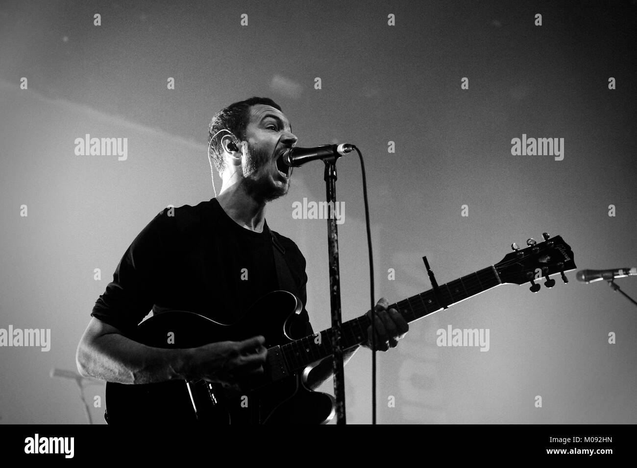 The English post-punk band Editors performs a live concert at Das ...