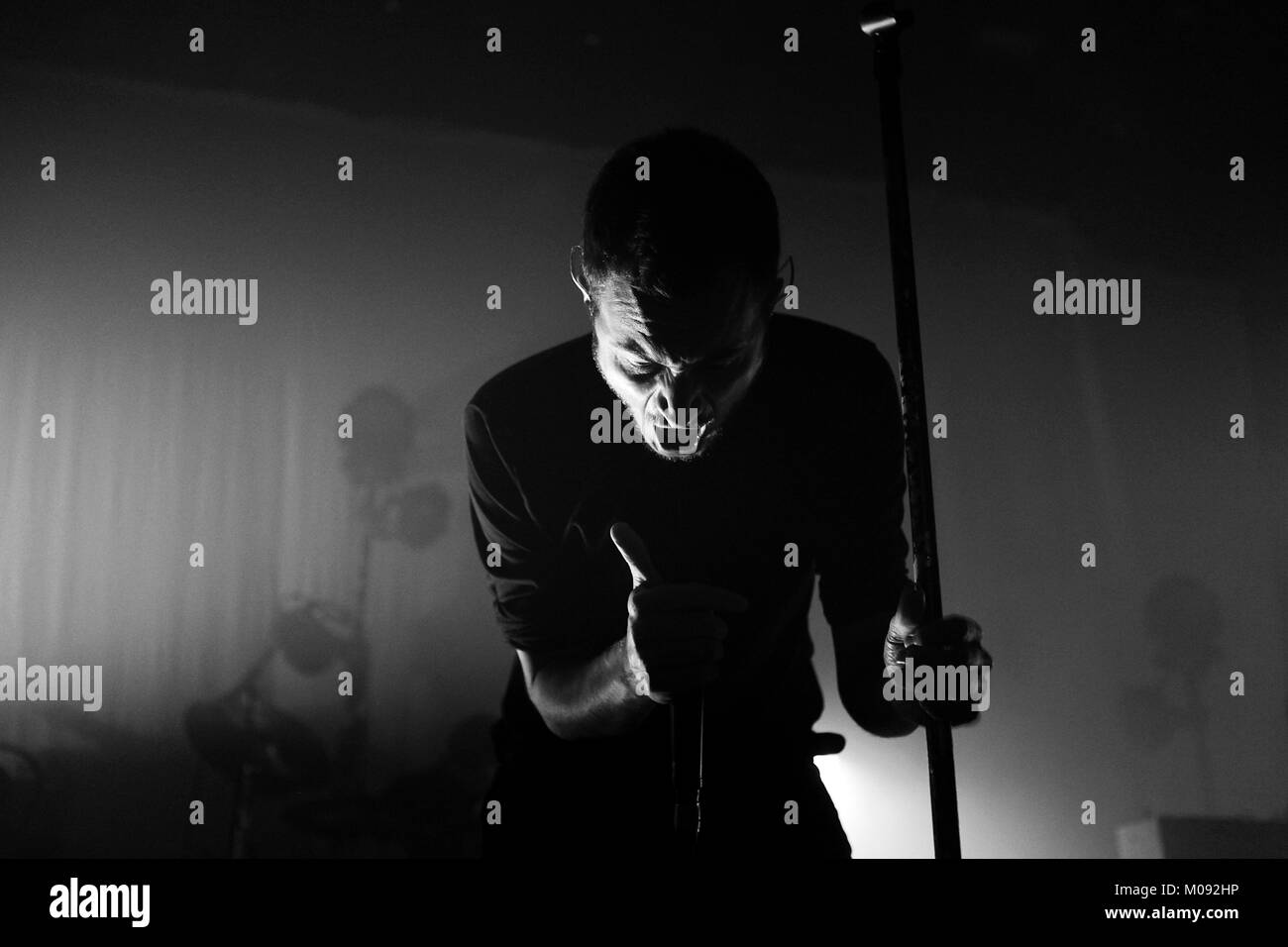 The English post-punk band Editors performs a live concert at Das ...