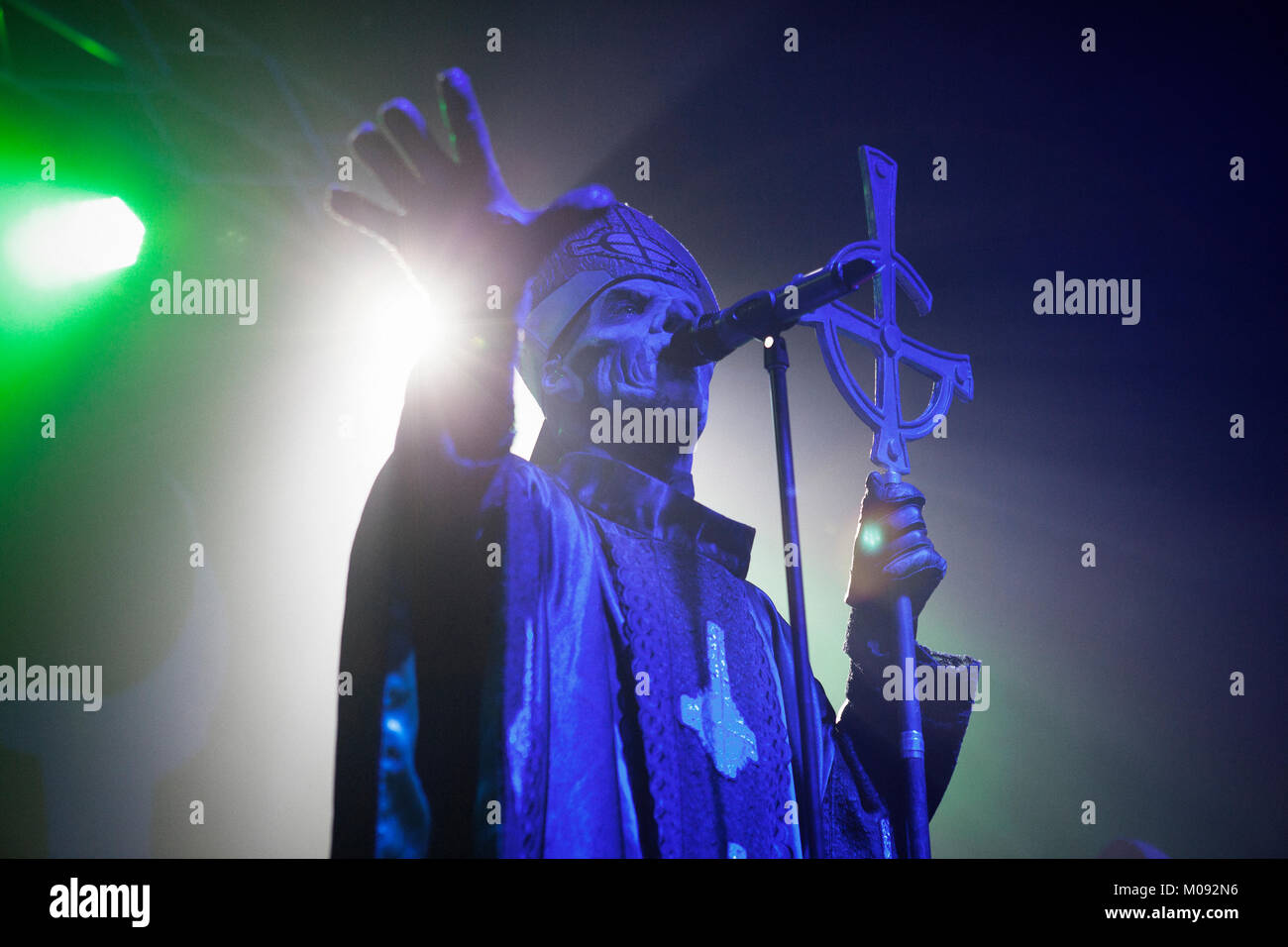 The Swedish heavy metal band Ghost performs a live concert at the ...