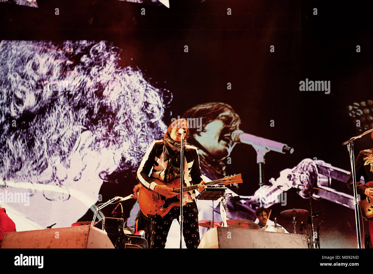 Arcade fire lead singer win butler hi-res stock photography and images ...