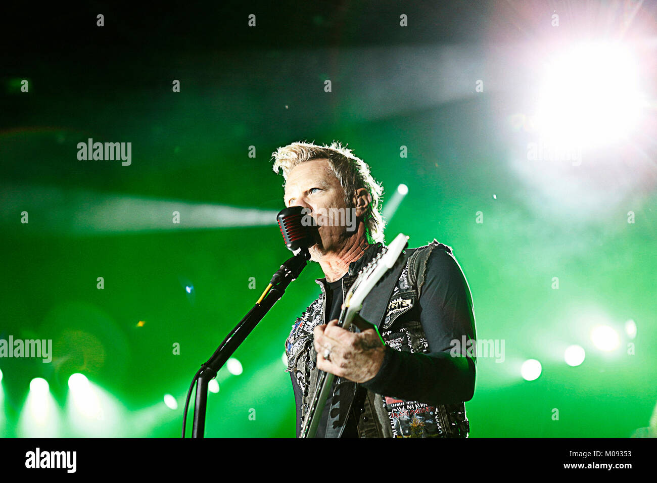 The American heavy metal band Metallica performs a live concert at the ...