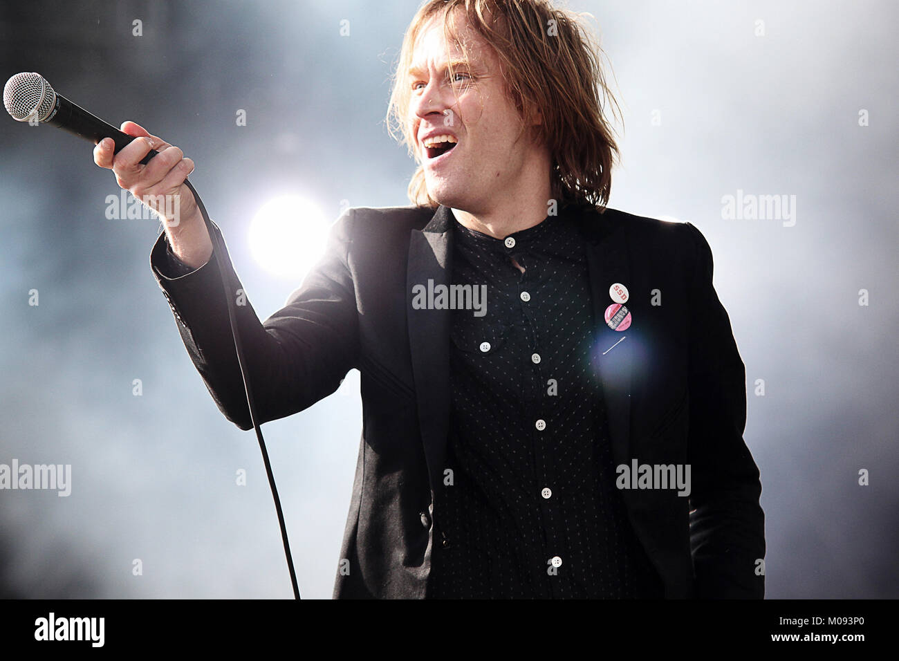 The Swedish hardcore punk band Refused performs a live concert at the ...