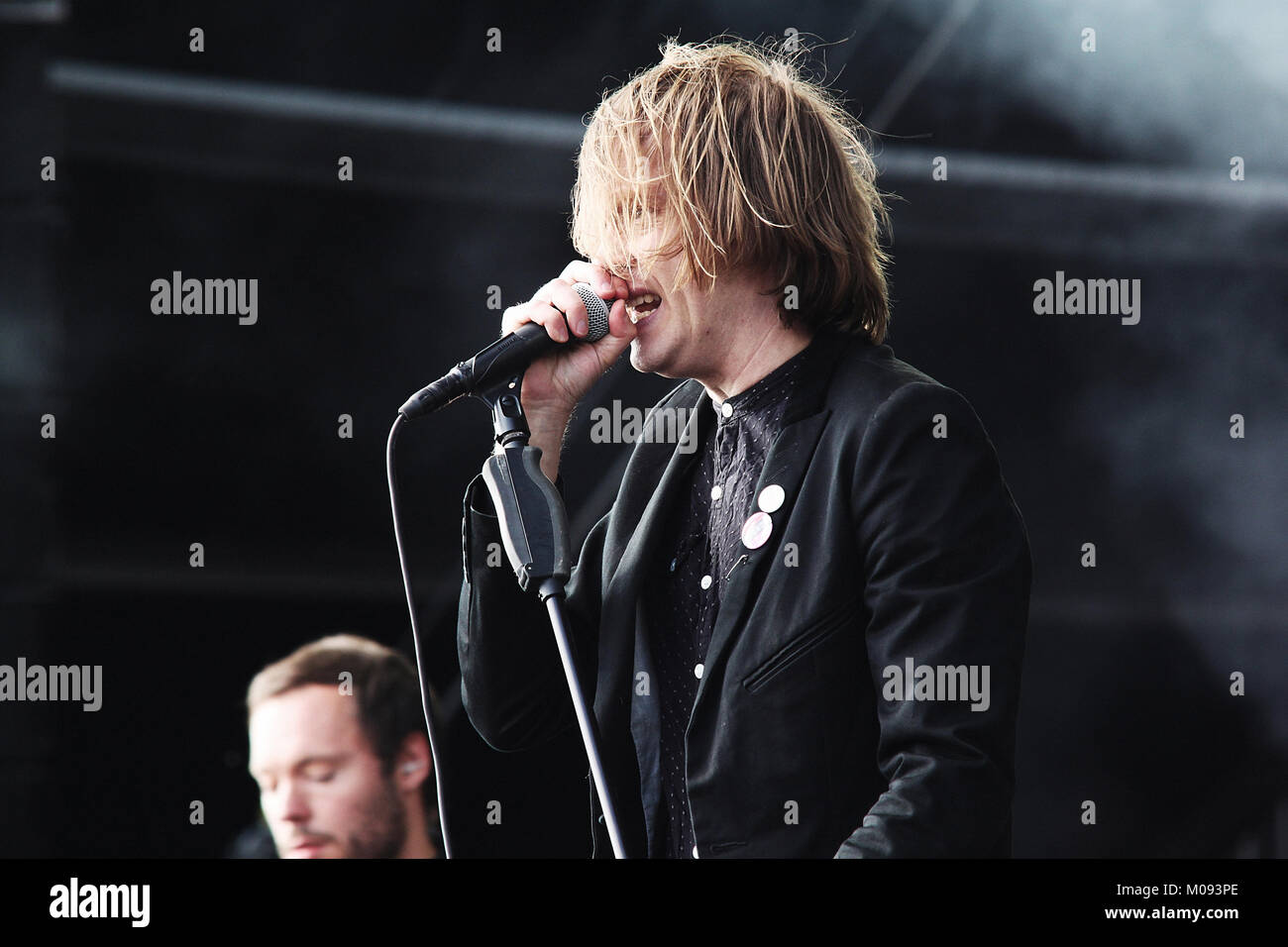 The Swedish hardcore punk band Refused performs a live concert at the ...