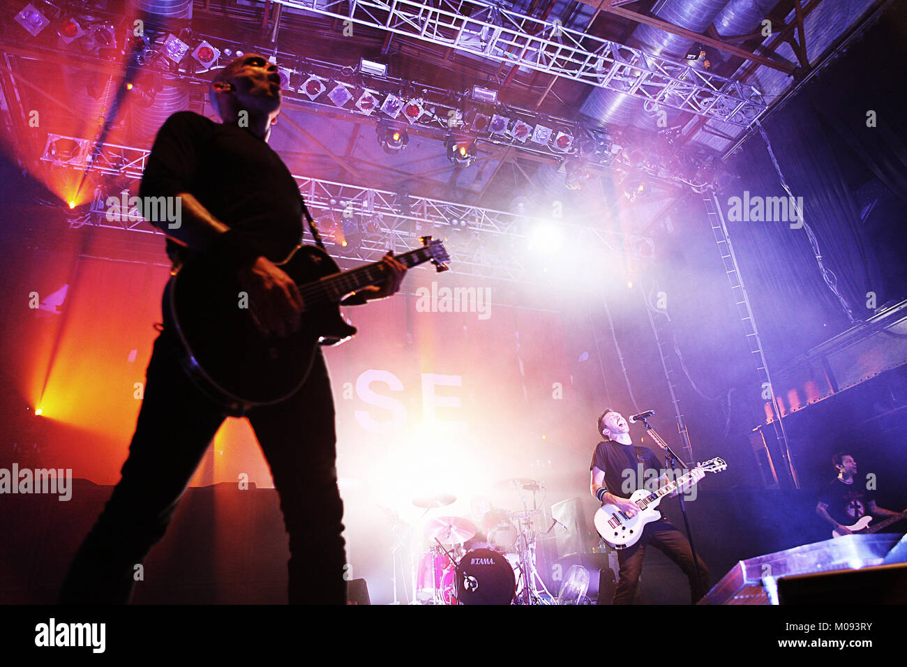 The American punk band Rise Against performs a live concert at ...