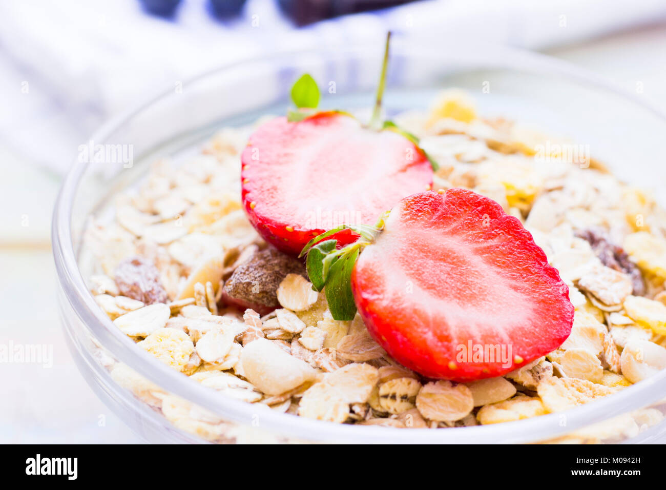 Healthy breakfast concept Stock Photo - Alamy