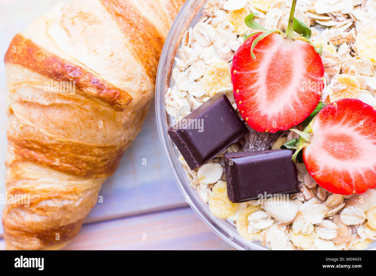 Healthy breakfast concept Stock Photo - Alamy