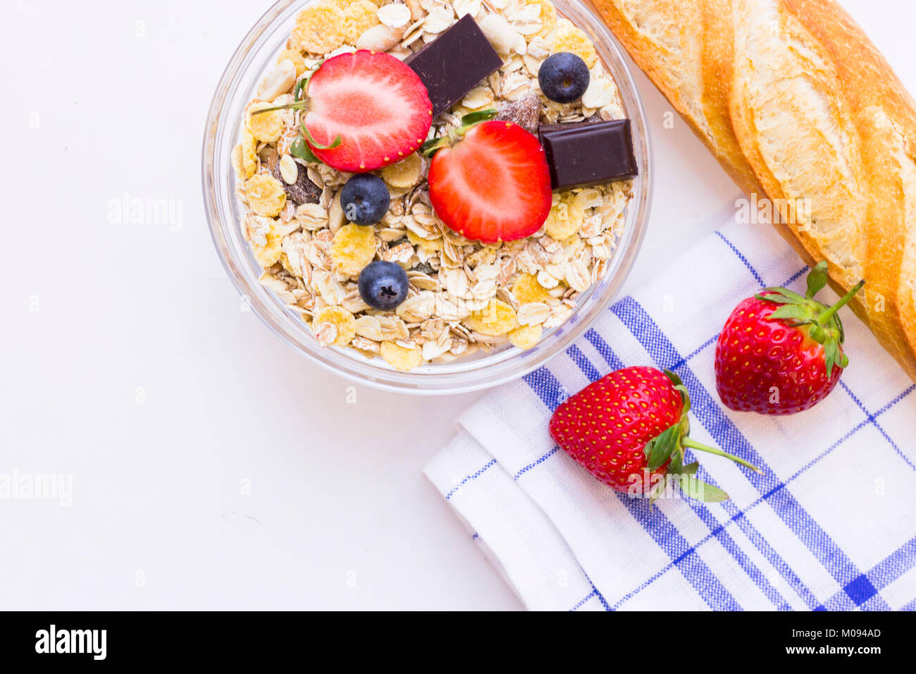 Healthy breakfast concept Stock Photo - Alamy