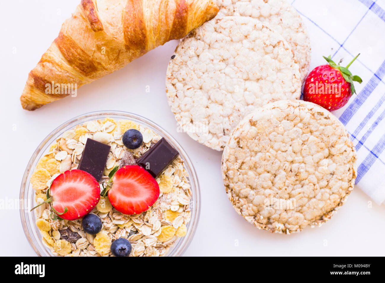Healthy breakfast concept Stock Photo - Alamy