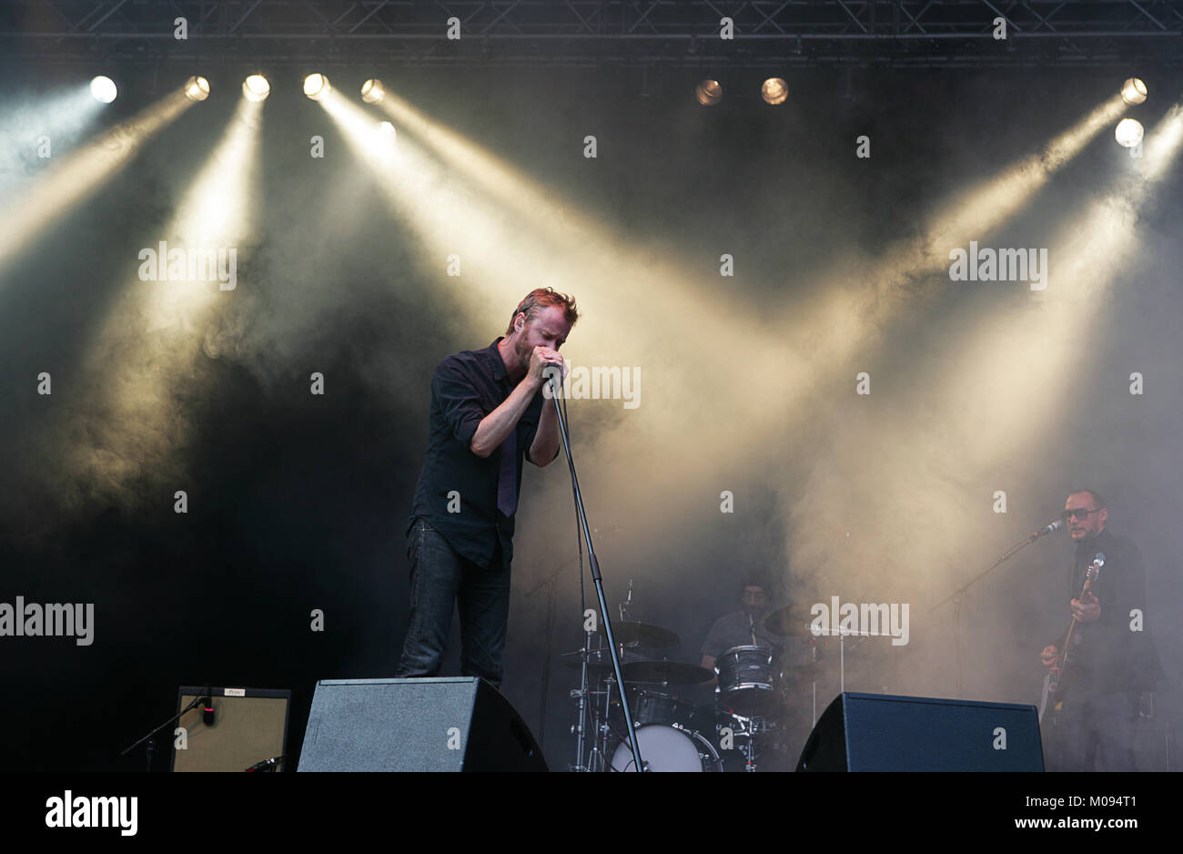 The American indie rock band The National performs a live concert at ...