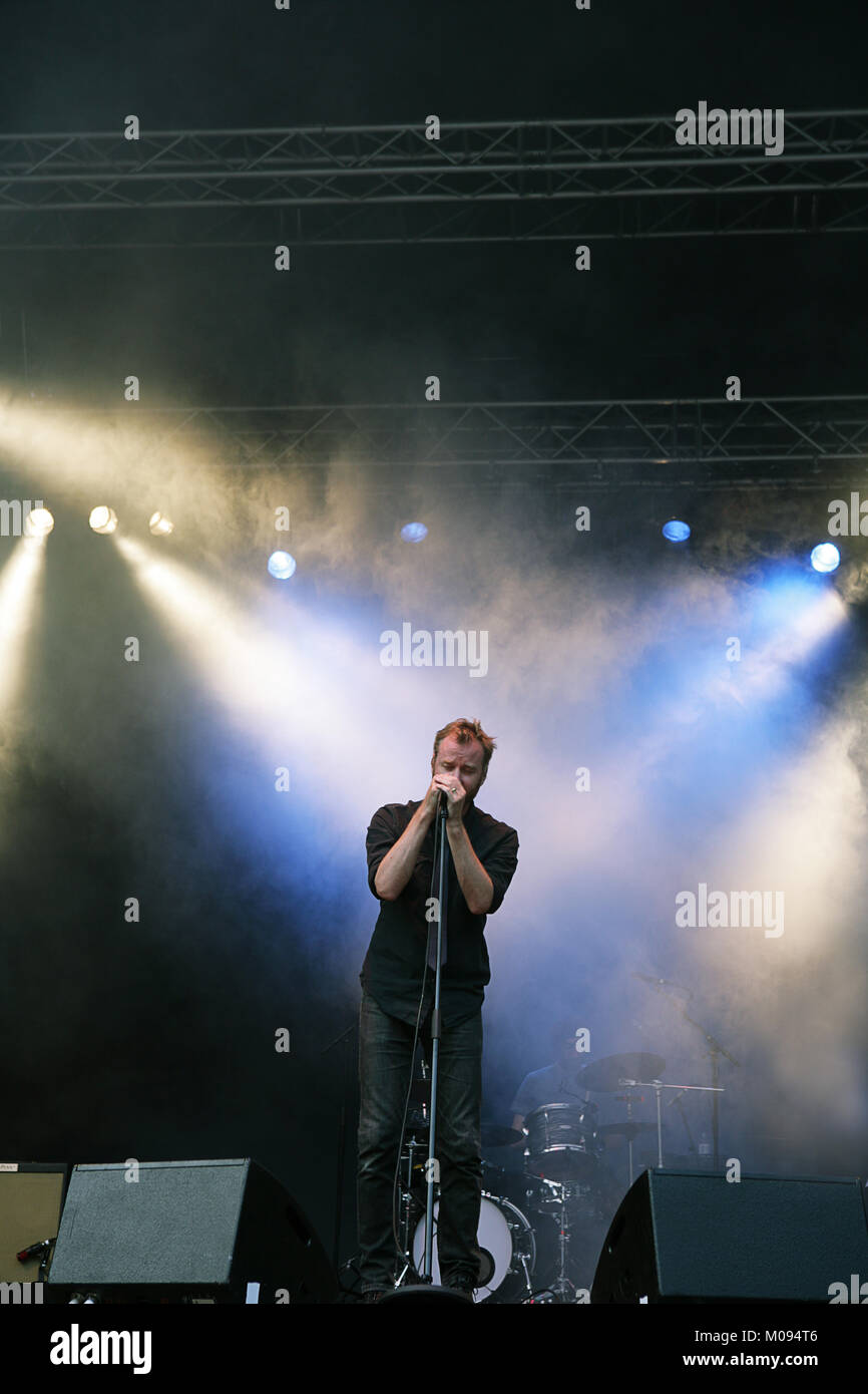 The American indie rock band The National performs a live concert at ...