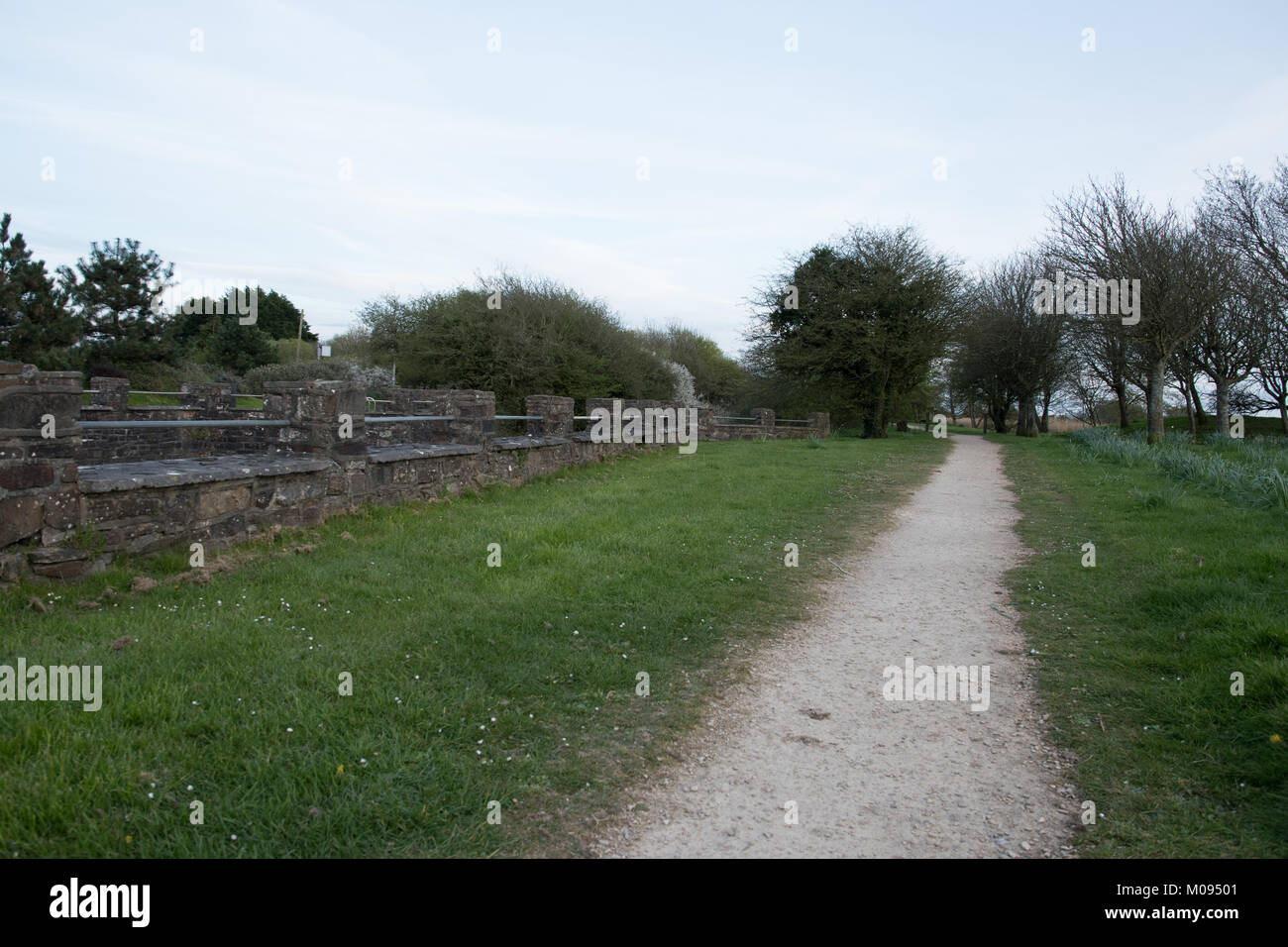 Path in Kidwelly Stock Photo - Alamy