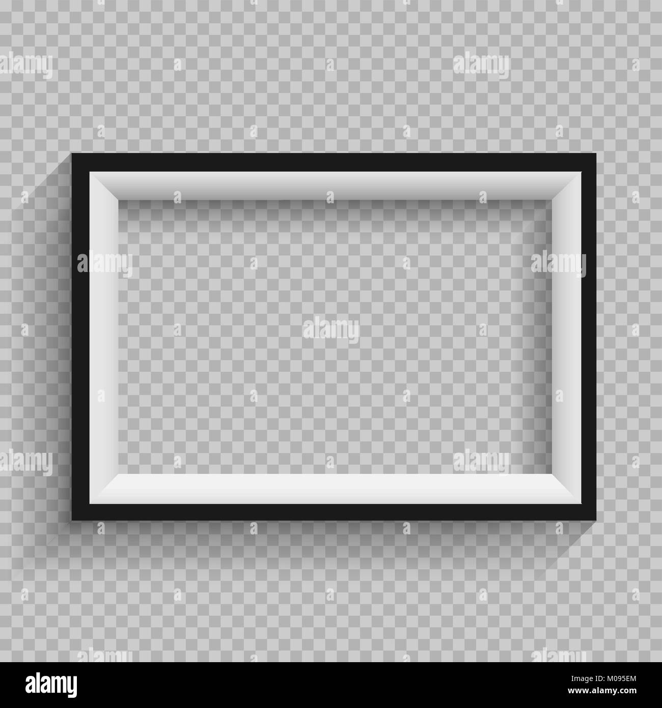 Black plastic frame Stock Vector Images - Alamy