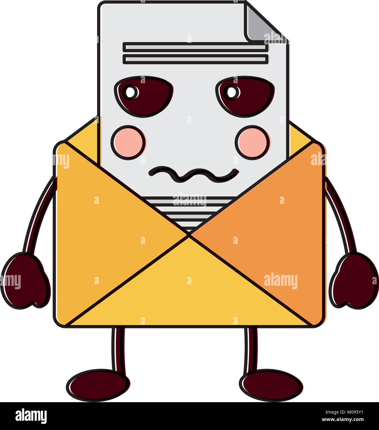 Angry office email Stock Vector Images - Alamy