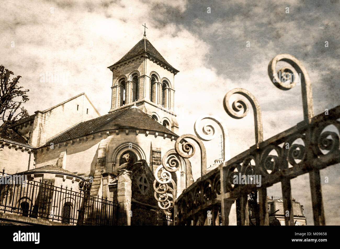 The Church of Saint Peter of Monmartre (Eglise Saint-Pierre de ...