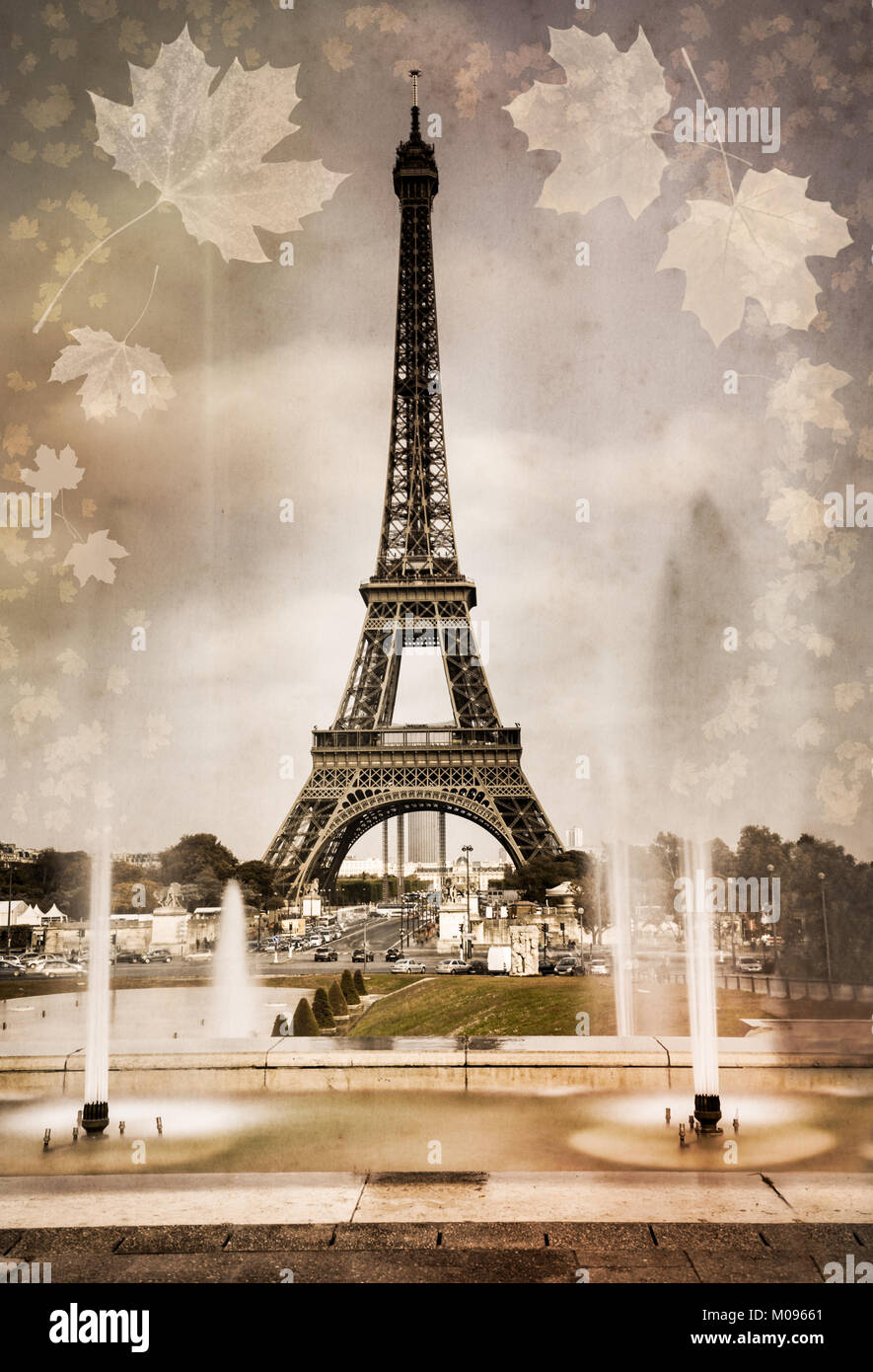 Vintage Eiffel Tower Photography