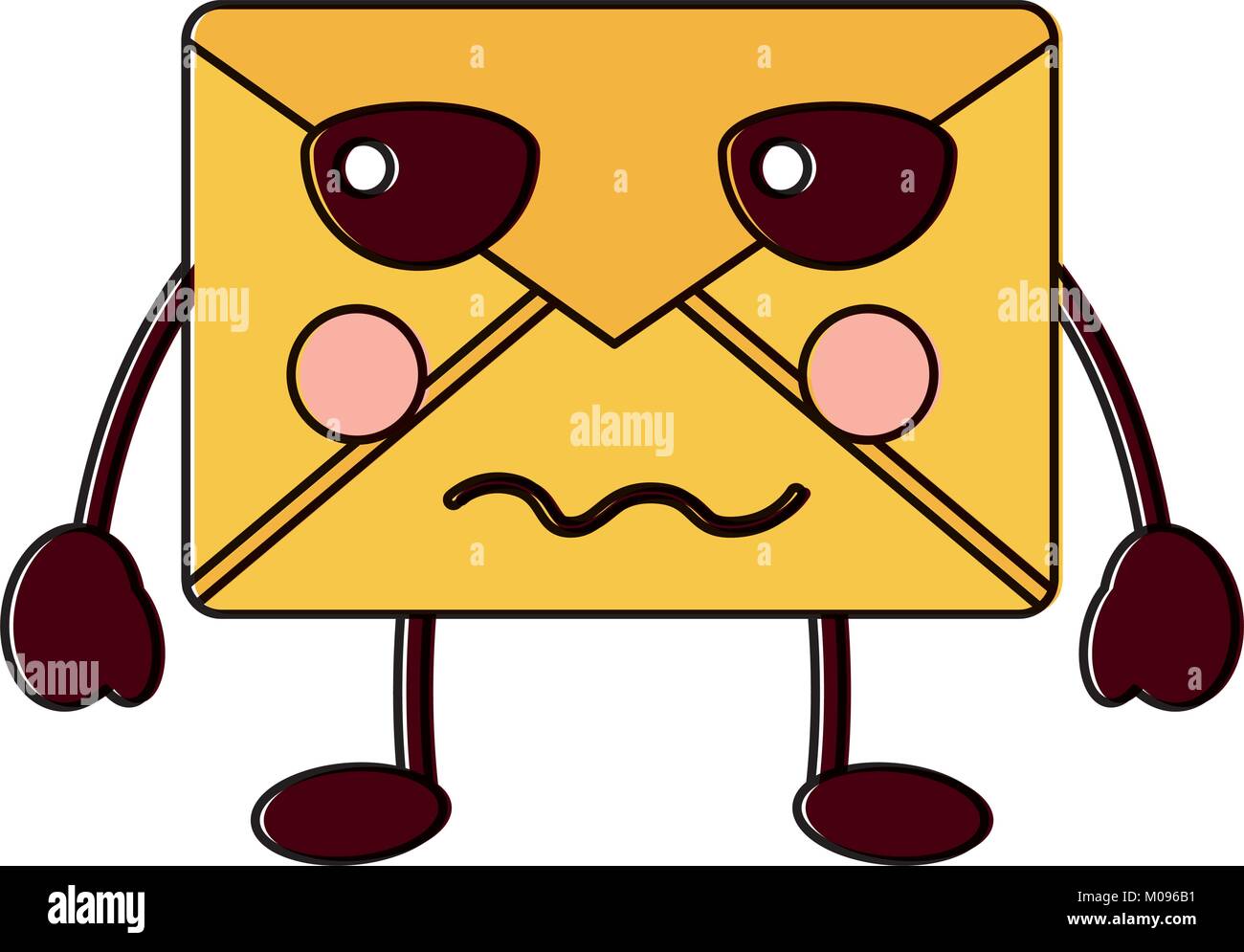 Angry office email Stock Vector Images - Alamy