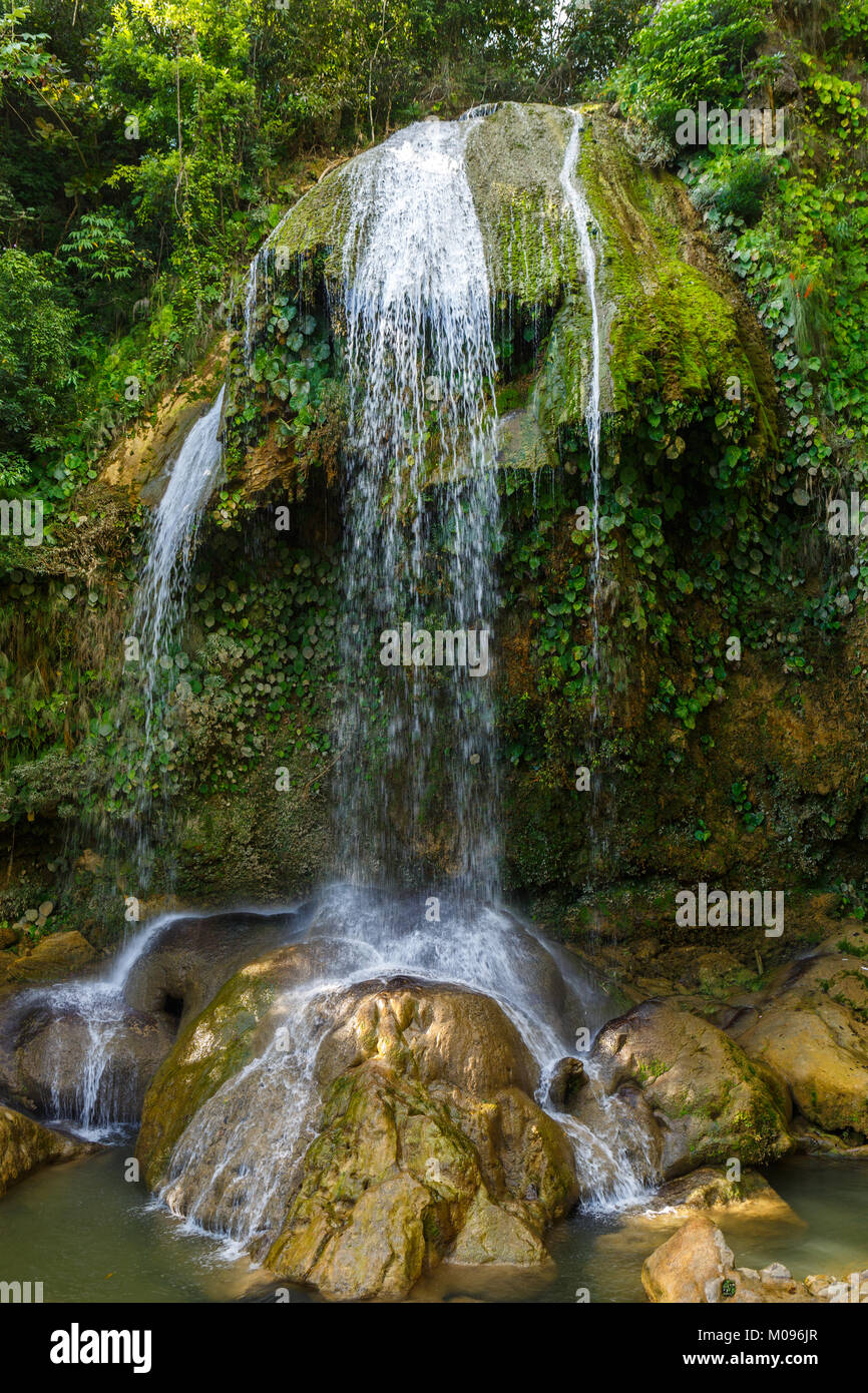 Waterfall in Western Cuba Stock Photo - Alamy
