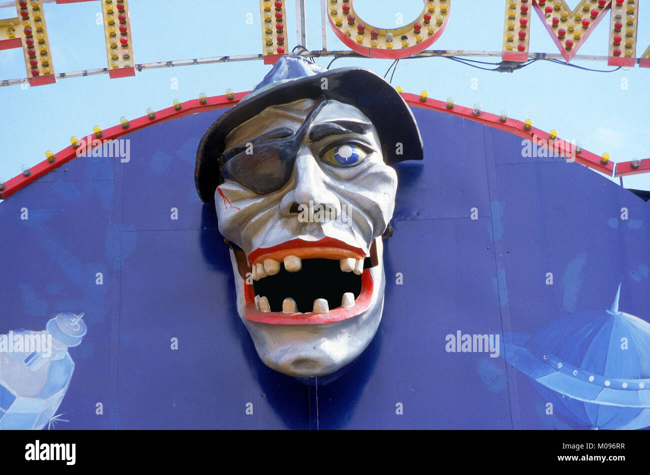 The Iconic Space Pirate looks down from the facade of the Fight to Mars ...