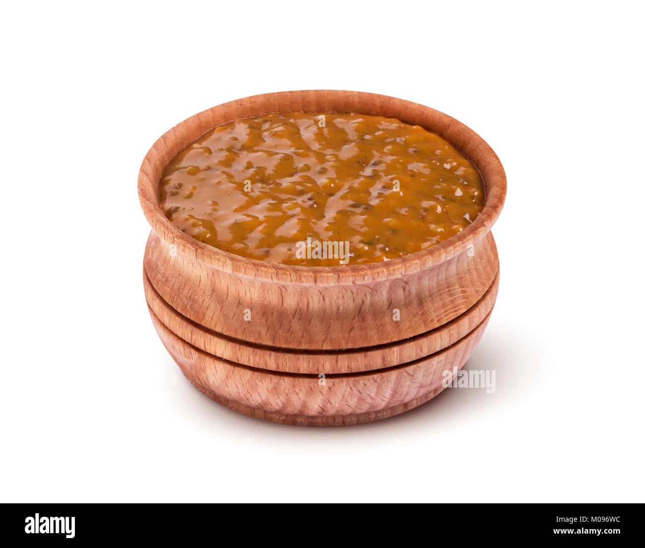 Sweet Bavarian mustard isolated on white background Stock Photo - Alamy
