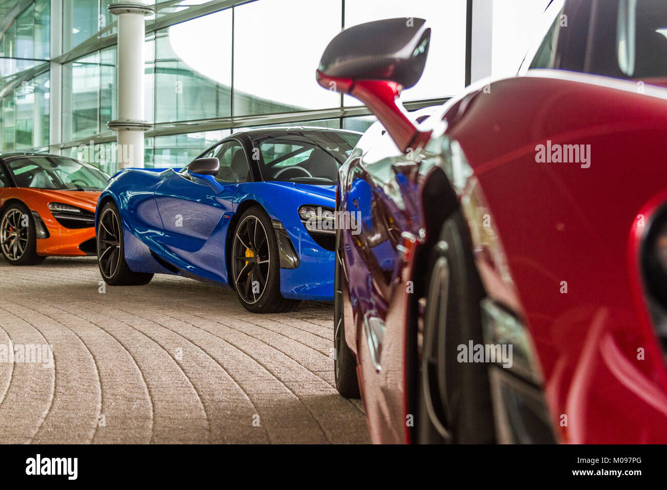 McLaren 720S at MTC Woking Stock Photo - Alamy