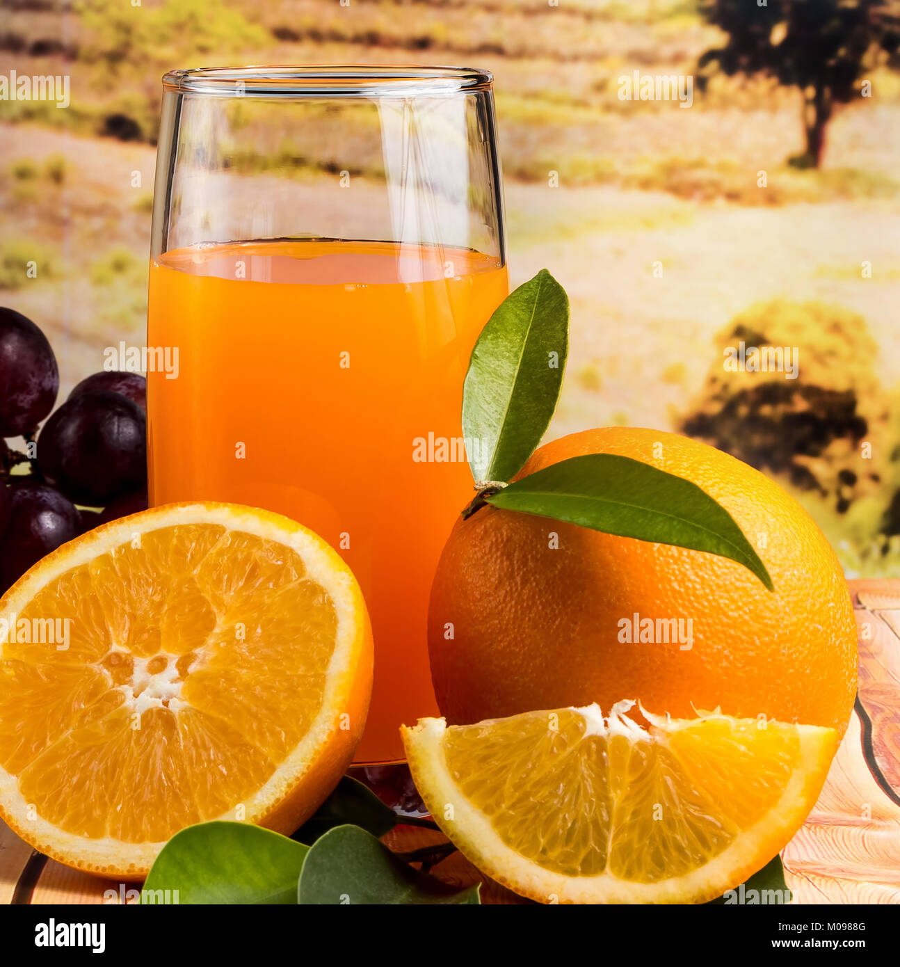 Healthy Orange Drink Representing Tropical Fruit And Liquid Stock Photo ...