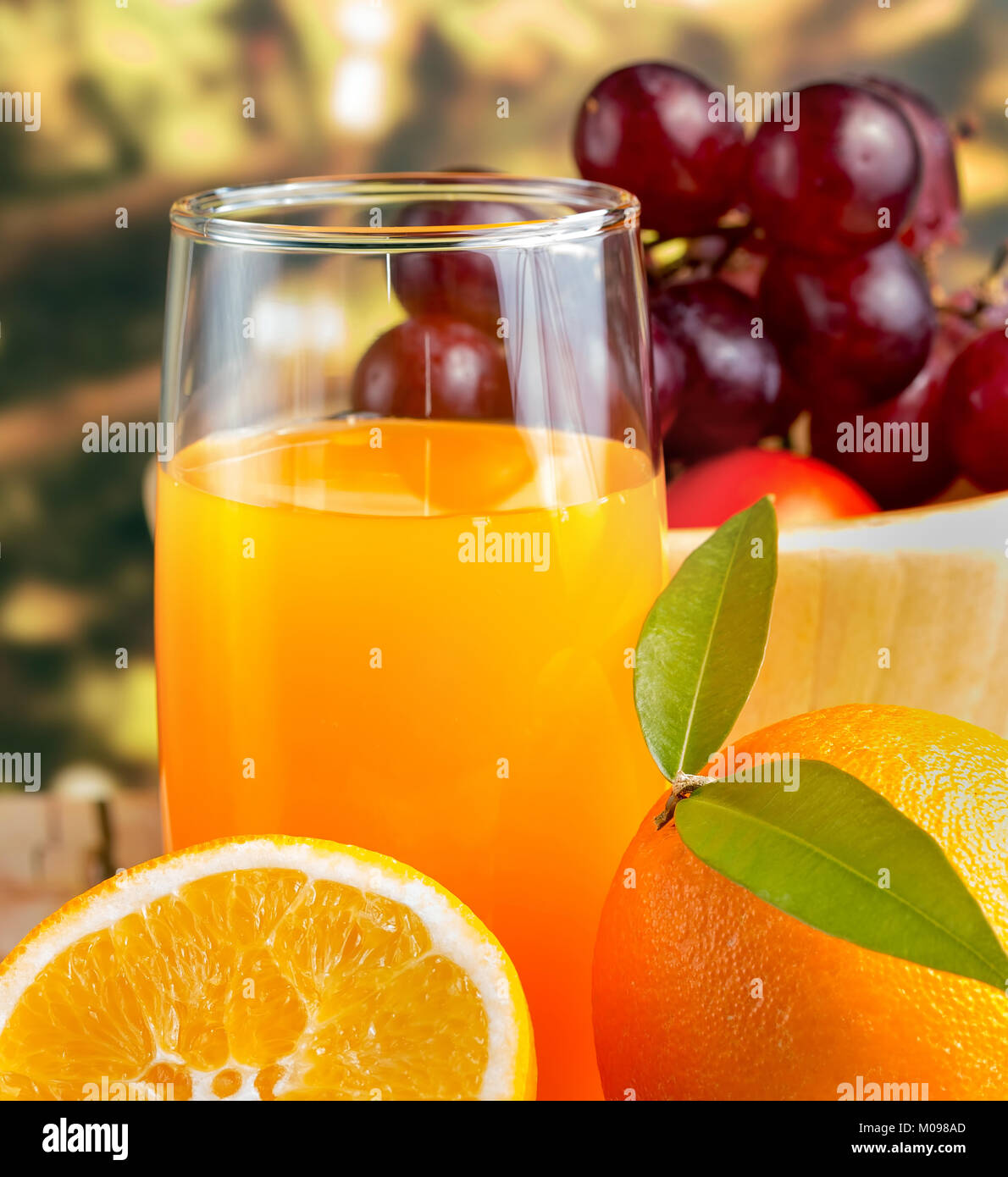 Healthy Orange Drink Indicating Citrus Fruit And Oranges Stock Photo ...