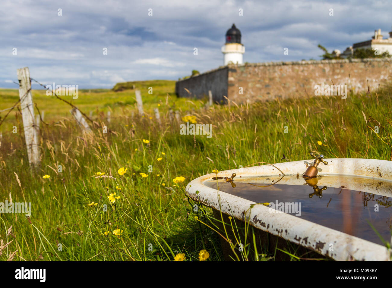 Arnish Point Lighthouse Stock Photo - Alamy