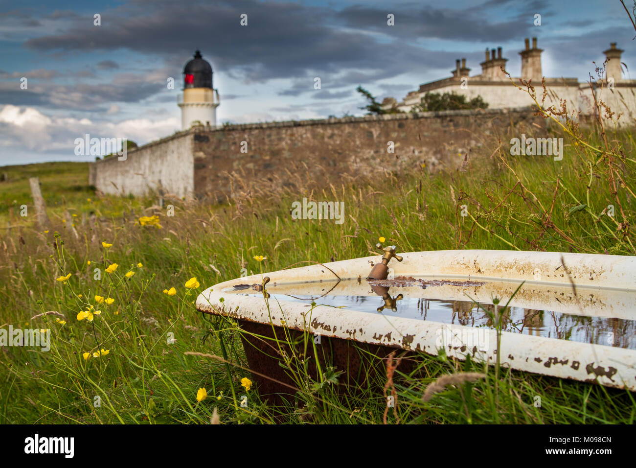 Arnish Point Lighthouse Stock Photo - Alamy