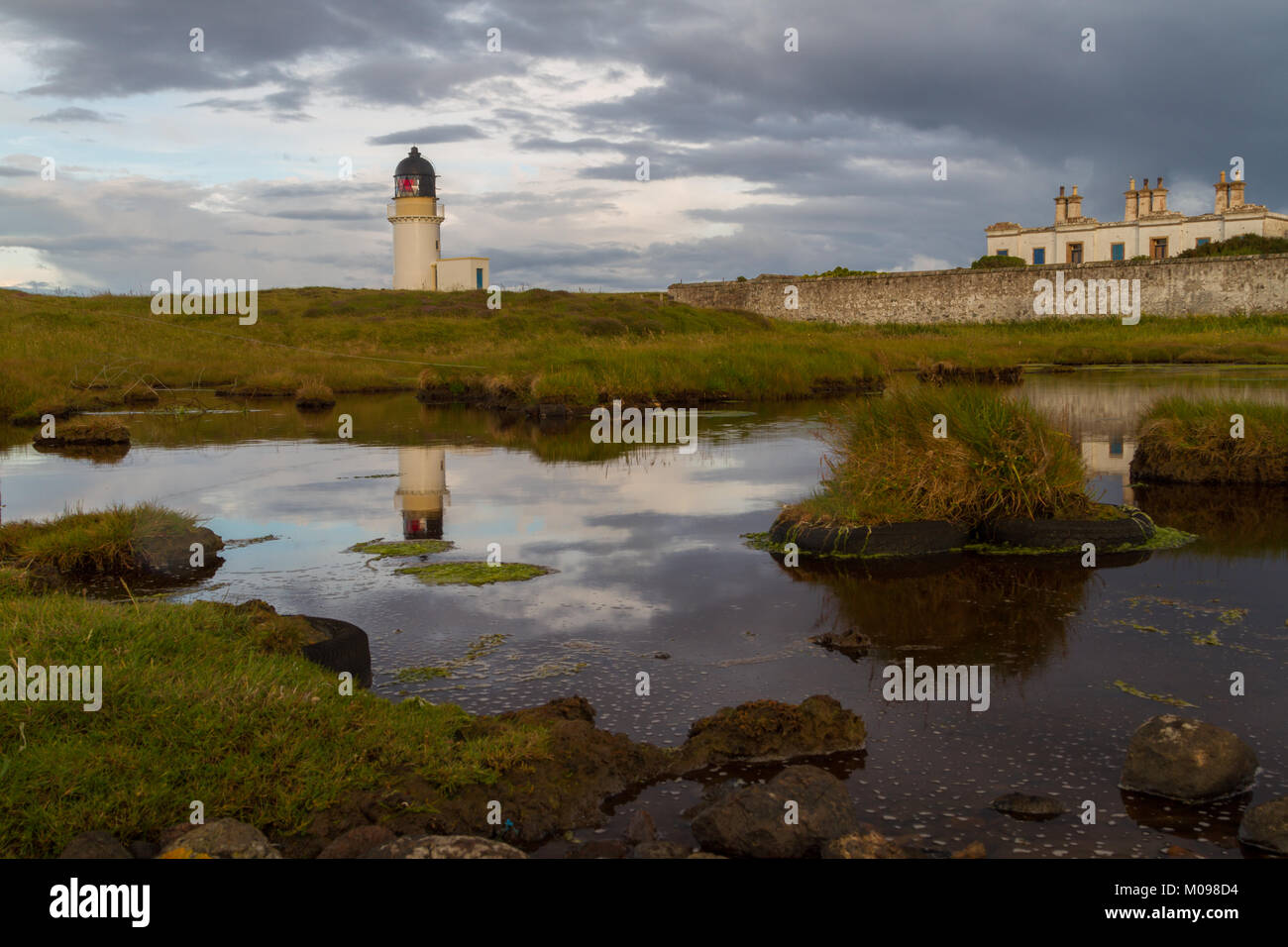 Arnish Point Lighthouse Stock Photo - Alamy